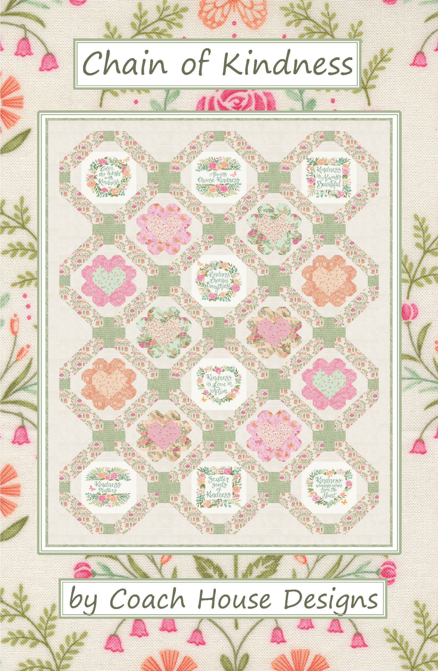 Chain of Kindness Quilt Pattern (Pre-Order) – Coach House Designs US