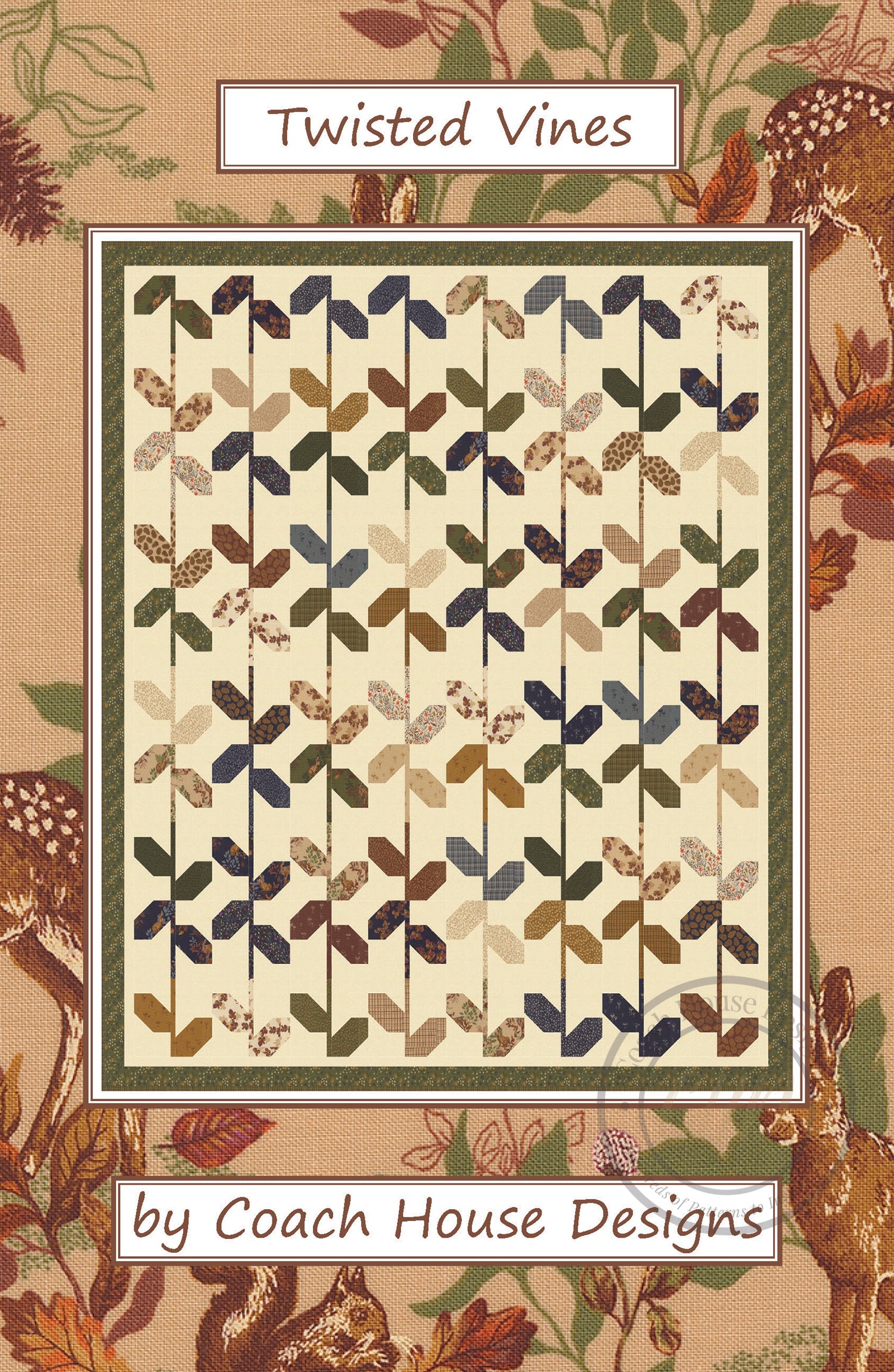 Twisted Vines Downloadable PDF Quilt Pattern – Coach House Designs US