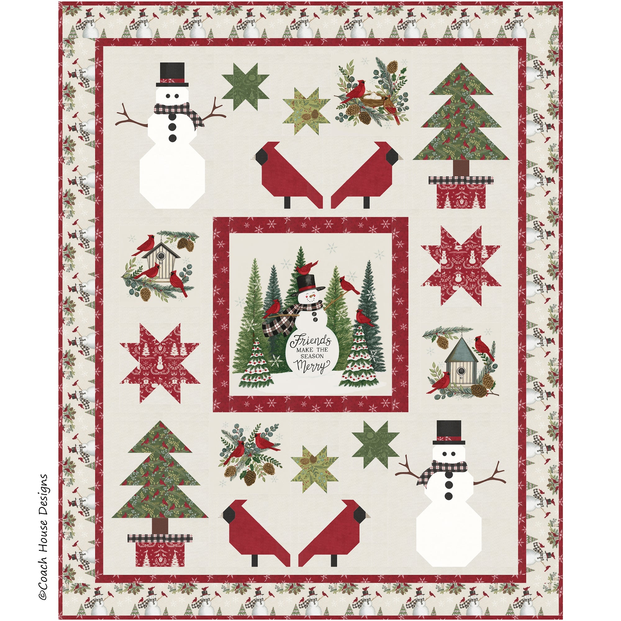 Among Friends Quilt Pattern – Coach House Designs US