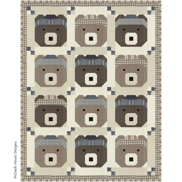 Baby Bear Downloadable PDF Quilt Pattern – Coach House Designs US