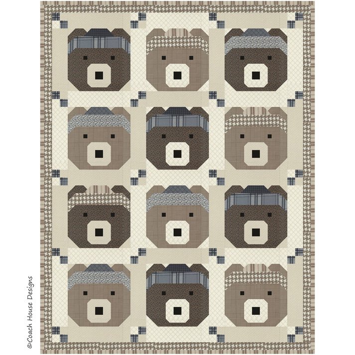 Baby Bear Downloadable PDF Quilt Pattern – Coach House Designs US
