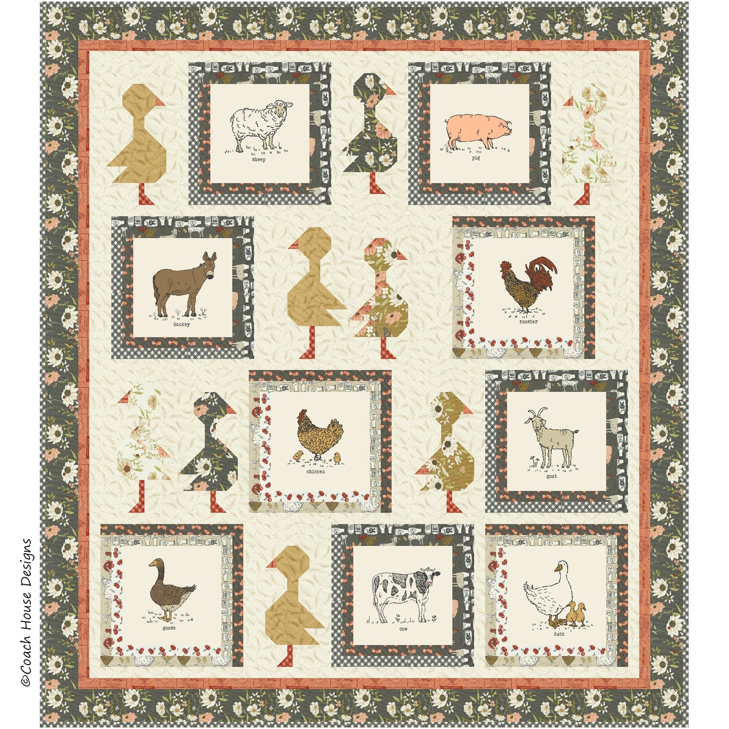 Baby Duck Quilt Pattern – Coach House Designs US