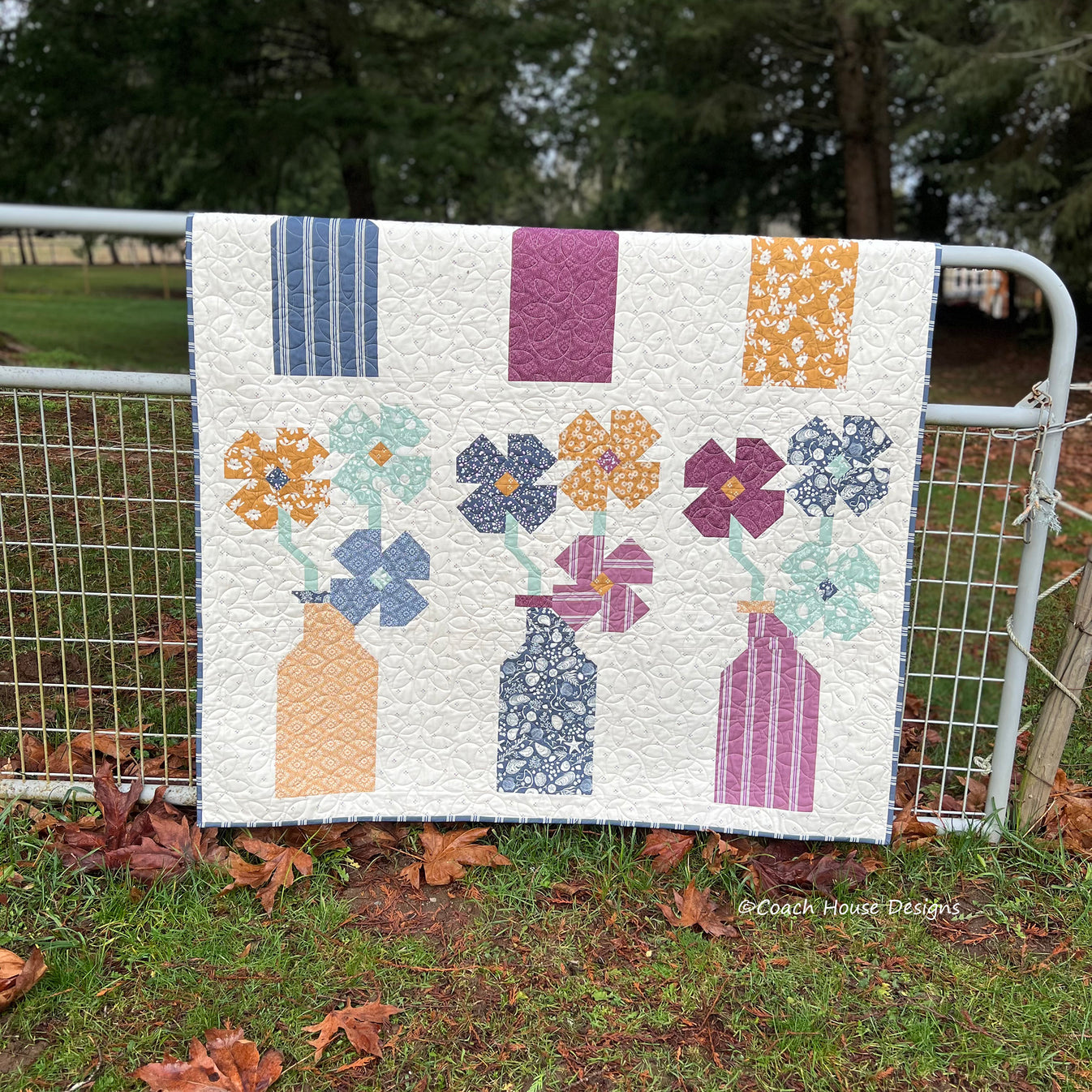 Beach Bouquets Quilt Pattern – Coach House Designs US