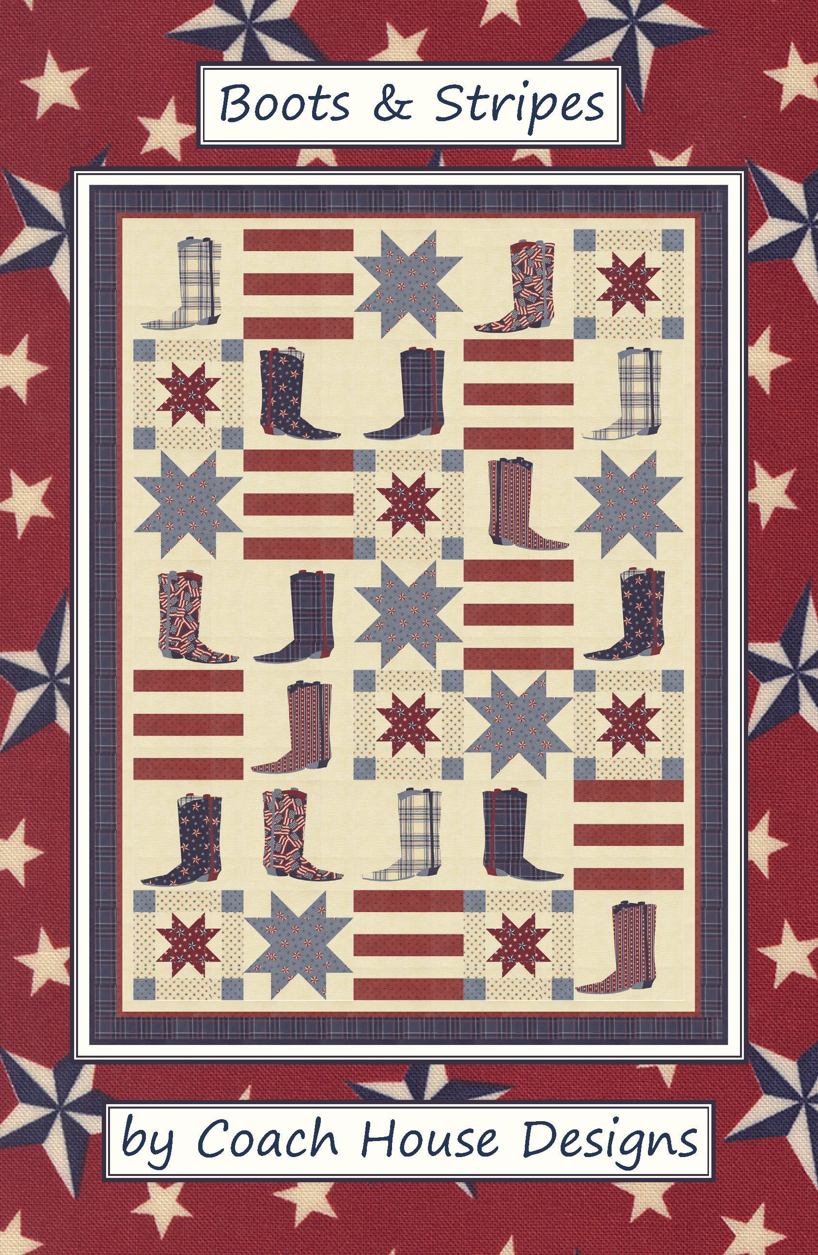 Boots & Stripes Downloadable PDF Quilt Pattern (Pre-Order) – Coach ...