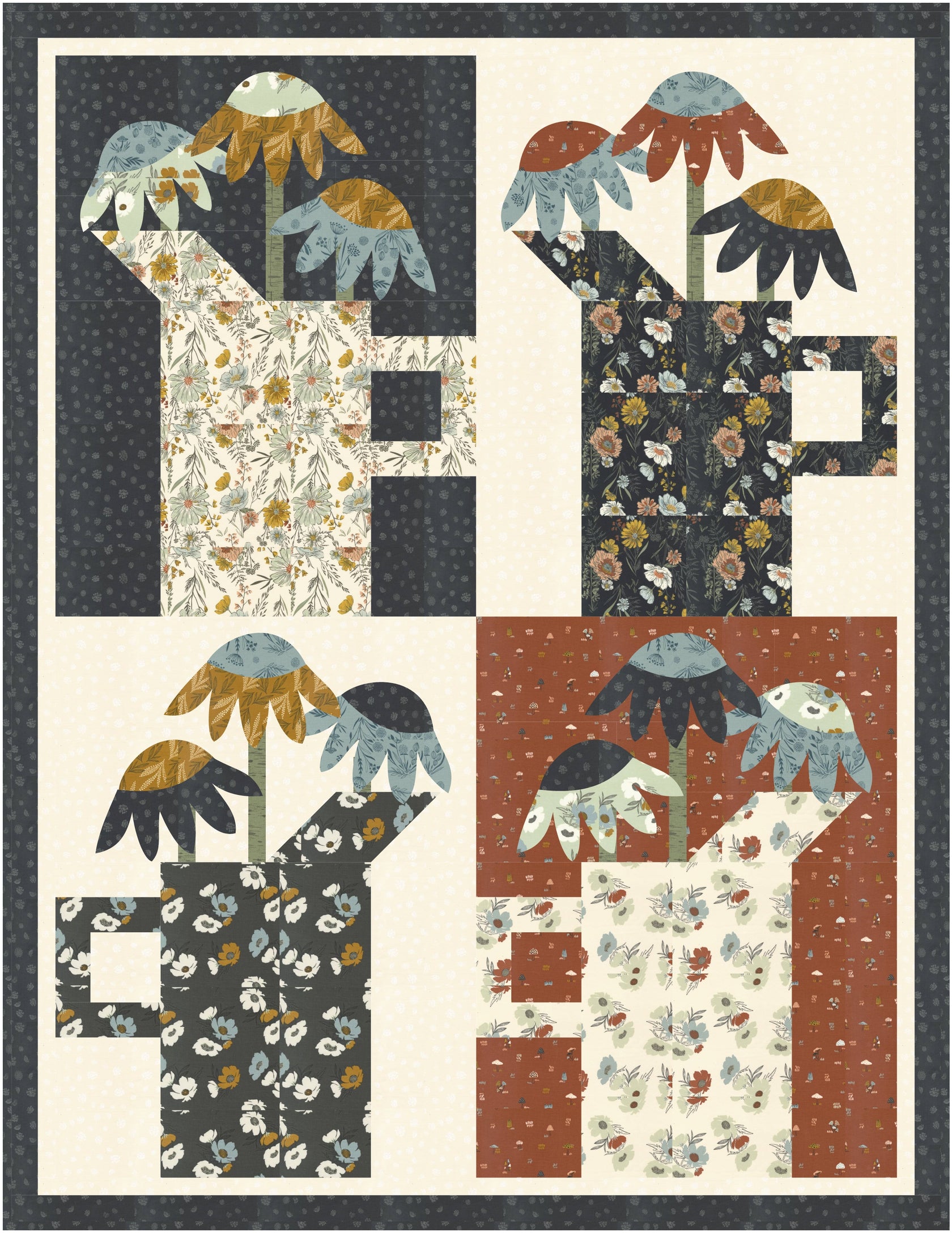 Centerpiece Quilt Pattern – Coach House Designs US
