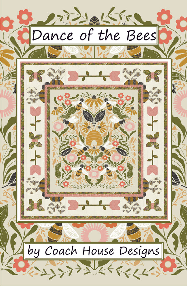 Dance of the Bees Downloadable PDF Quilt Pattern – Coach House Designs US