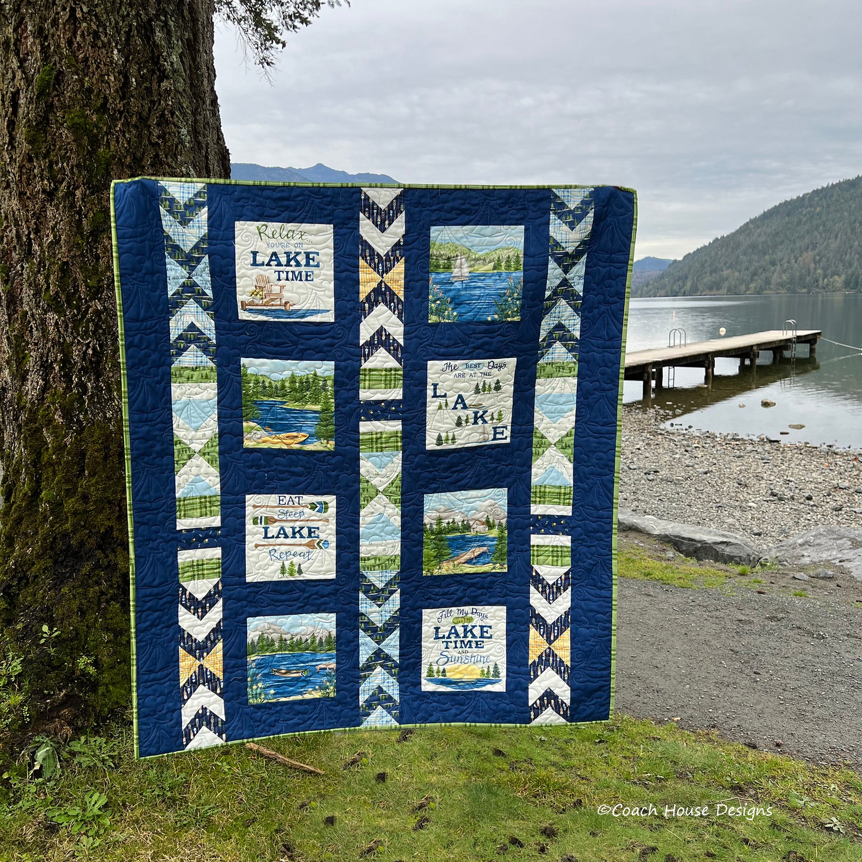 Day at the Lake Downloadable PDF Quilt Pattern – Coach House Designs US