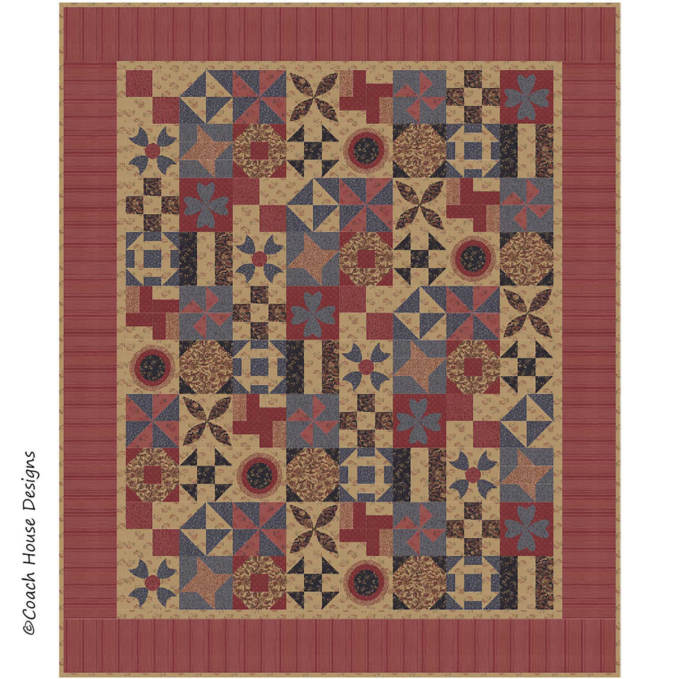 Dear James Quilt Pattern – Coach House Designs US