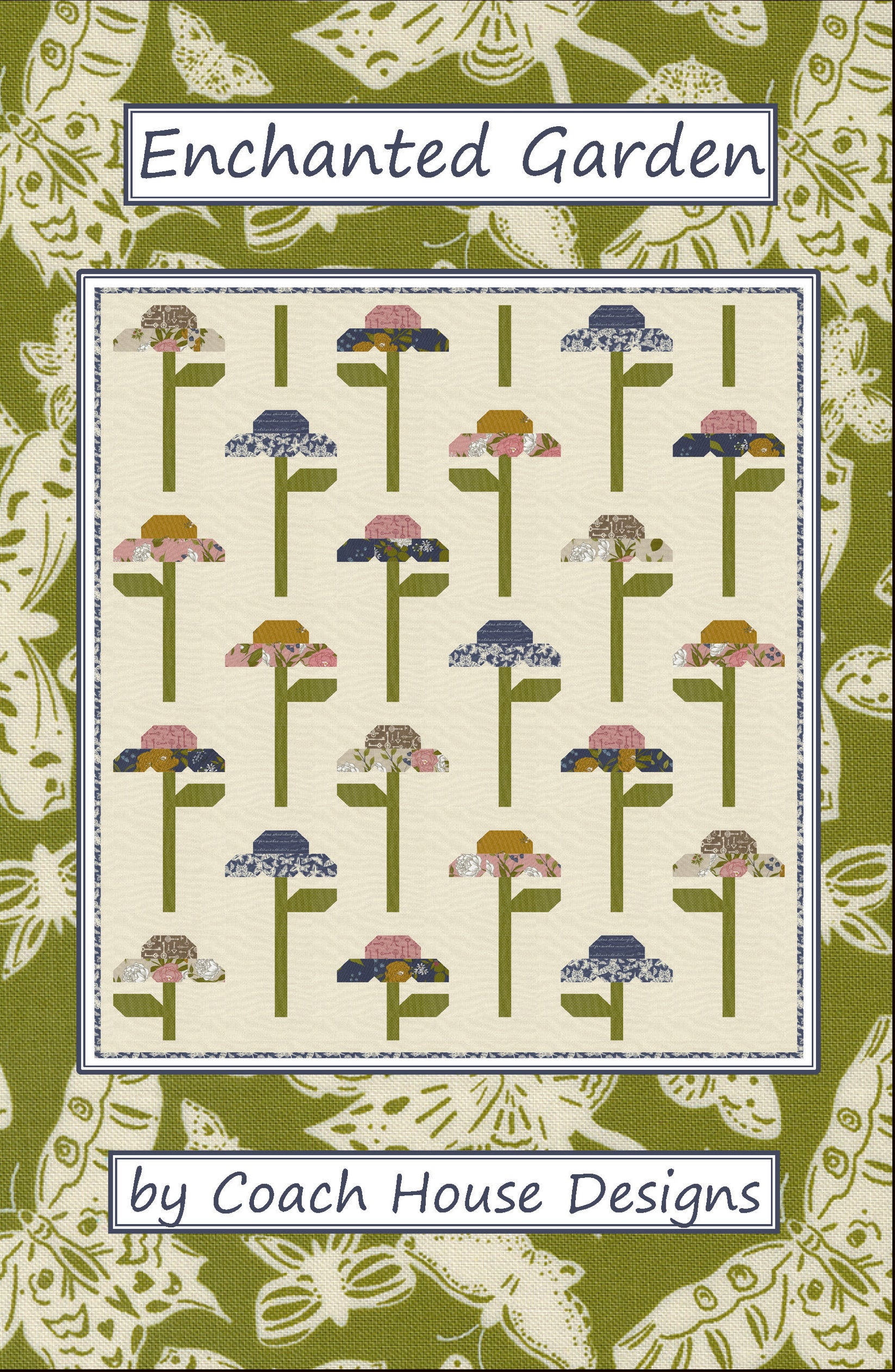 Enchanted Garden Downloadable PDF Quilt Pattern – Coach House Designs US