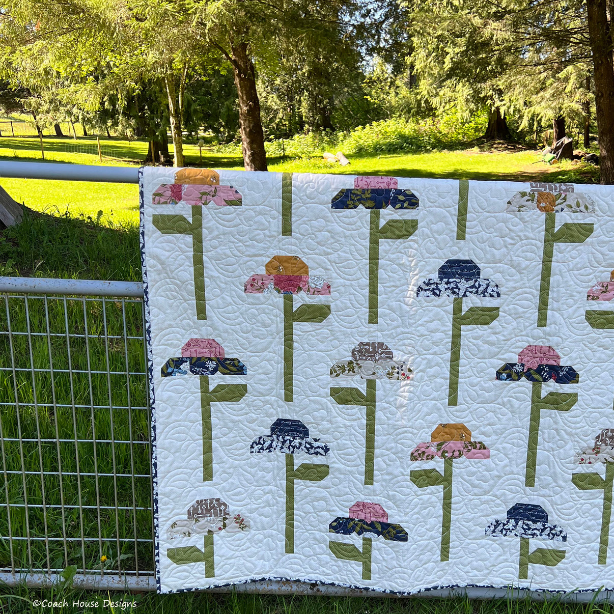 Enchanted Garden Downloadable PDF Quilt Pattern – Coach House Designs US