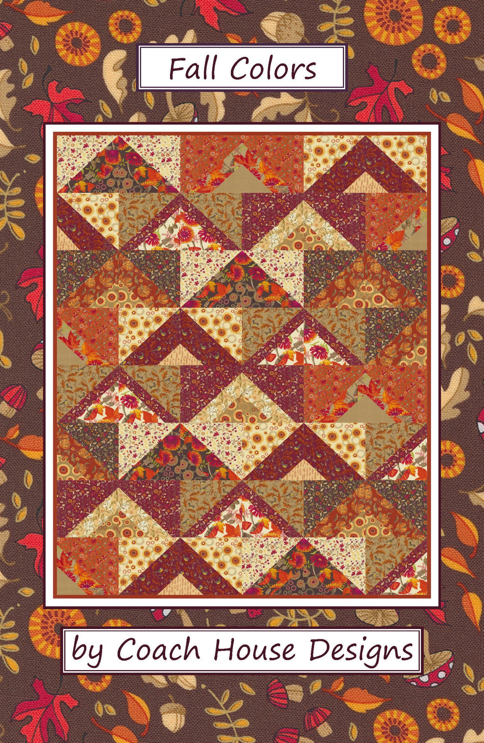 Fall Colors Downloadable PDF Quilt Pattern – Coach House Designs US