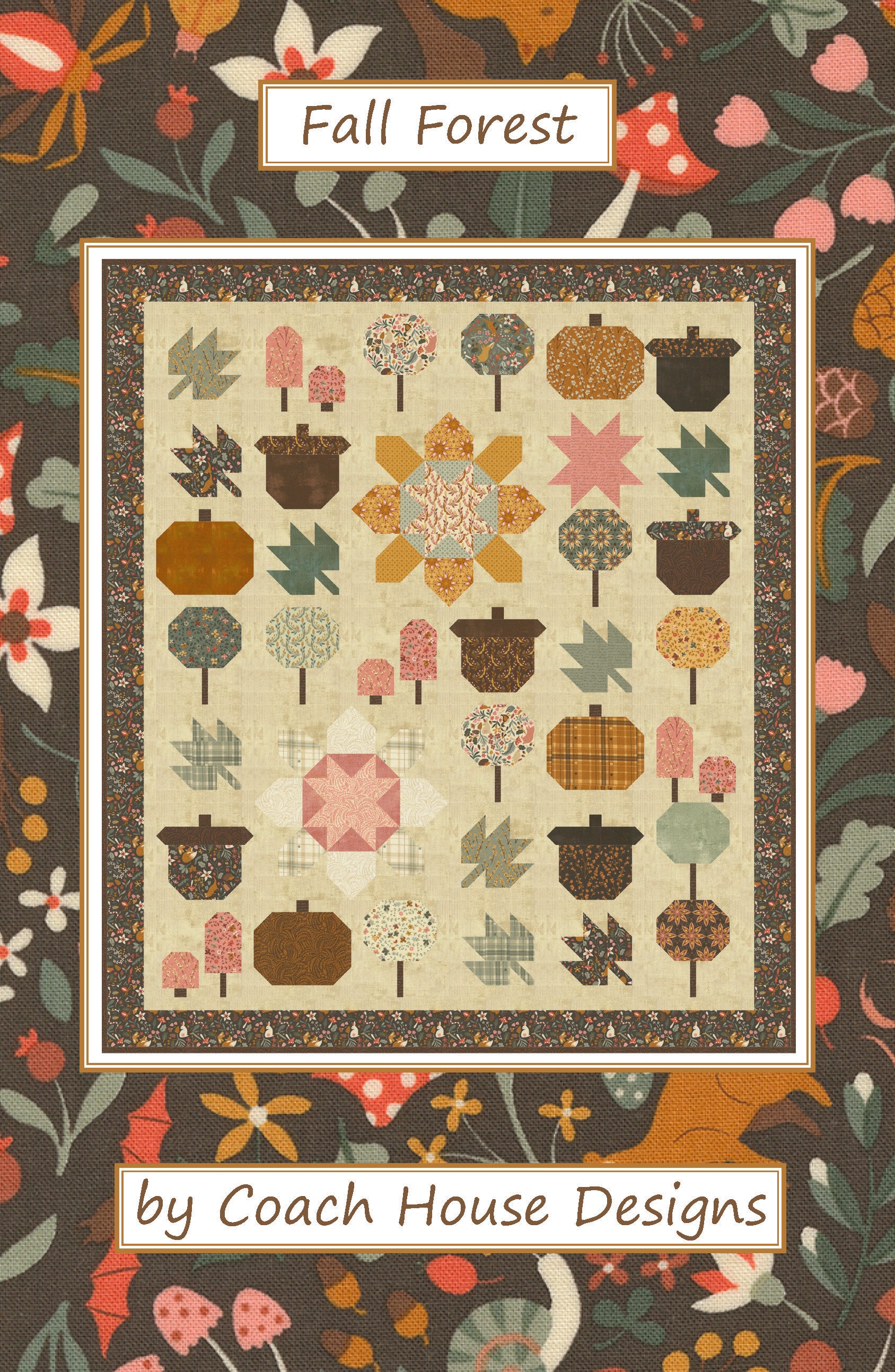 Fall Forest Downloadable PDF Quilt Pattern – Coach House Designs US