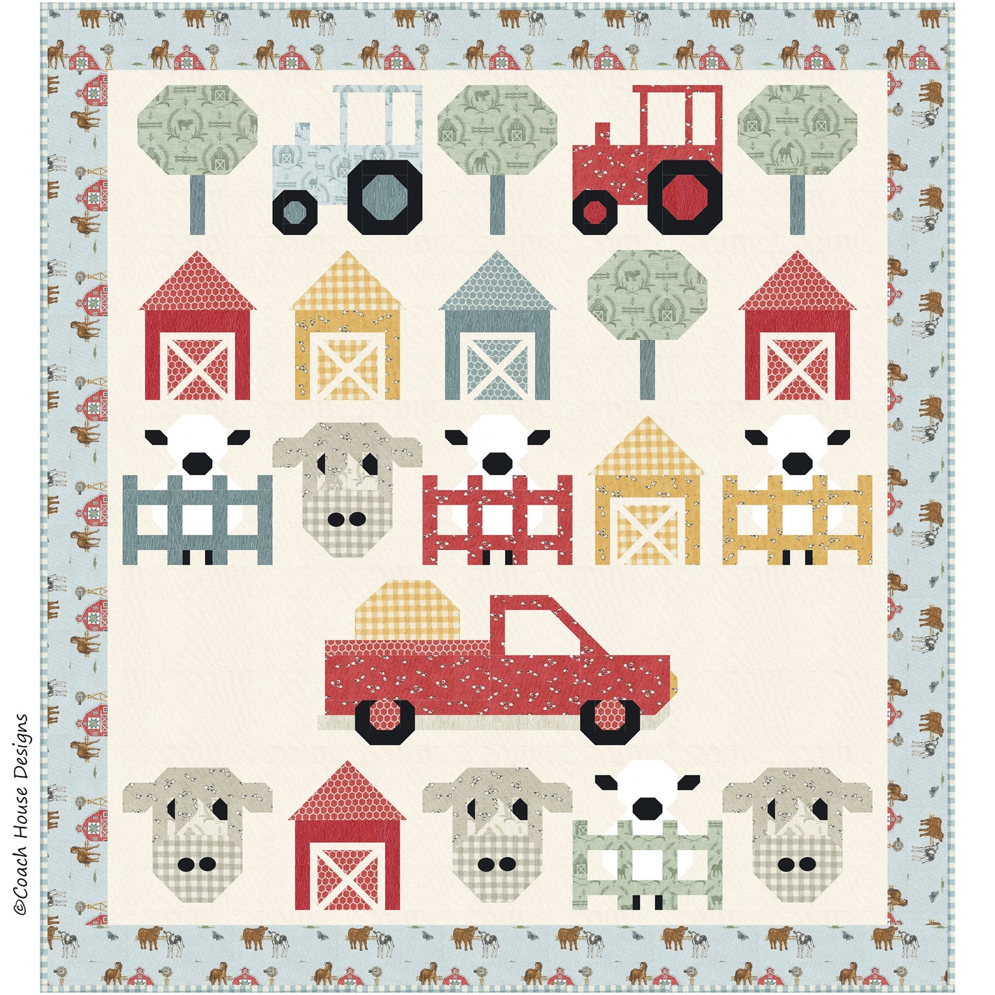 Farm Life Quilt Pattern – Coach House Designs US
