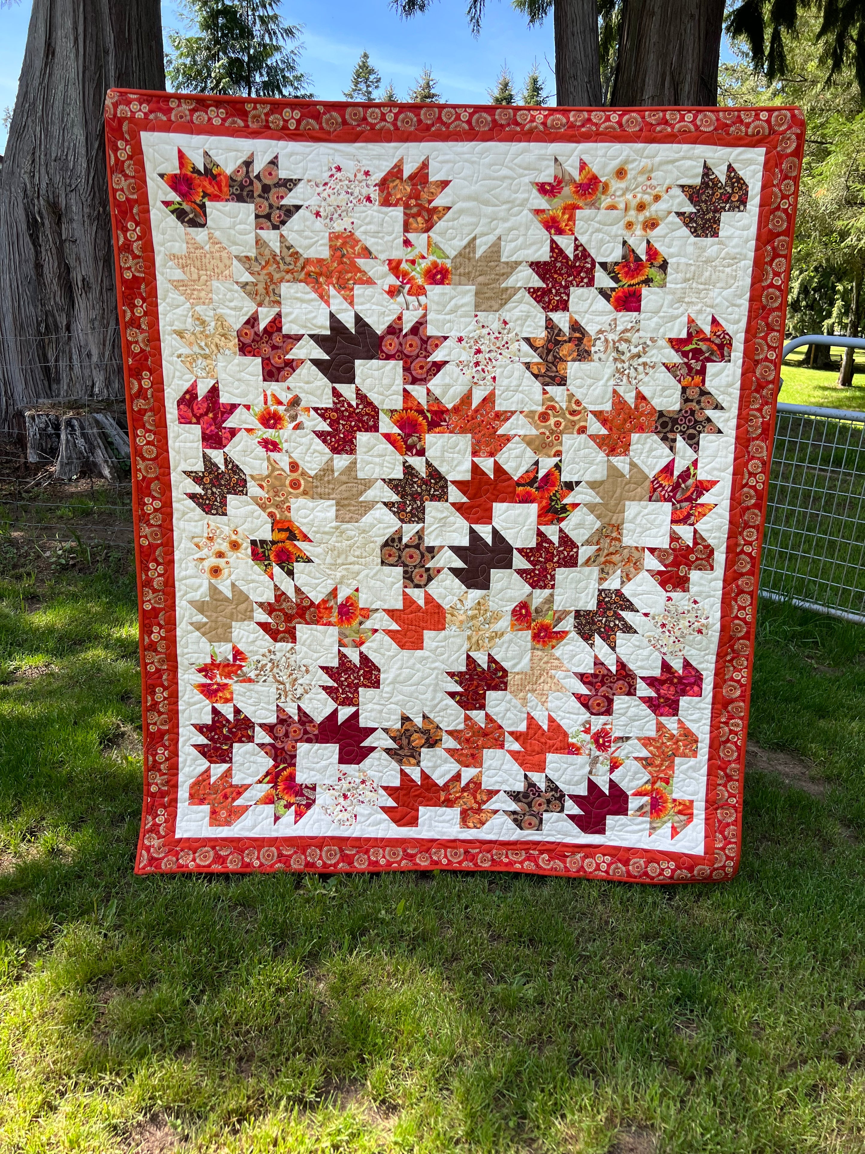 Autumn Has Arrived Downloadable PDF Quilt Pattern – Coach House Designs US