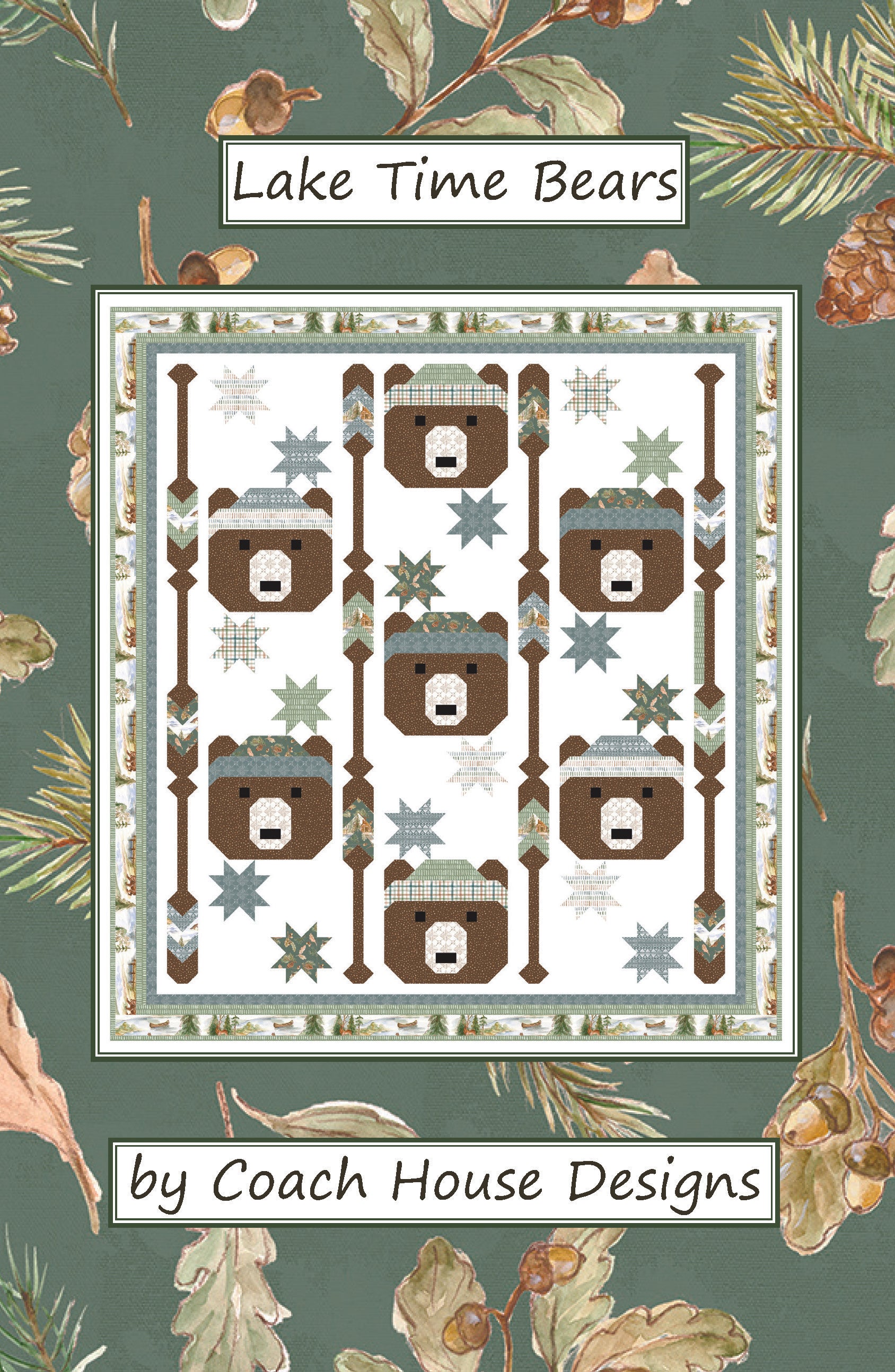 Lake Time Bears Quilt Pattern (Pre-Order) – Coach House Designs US