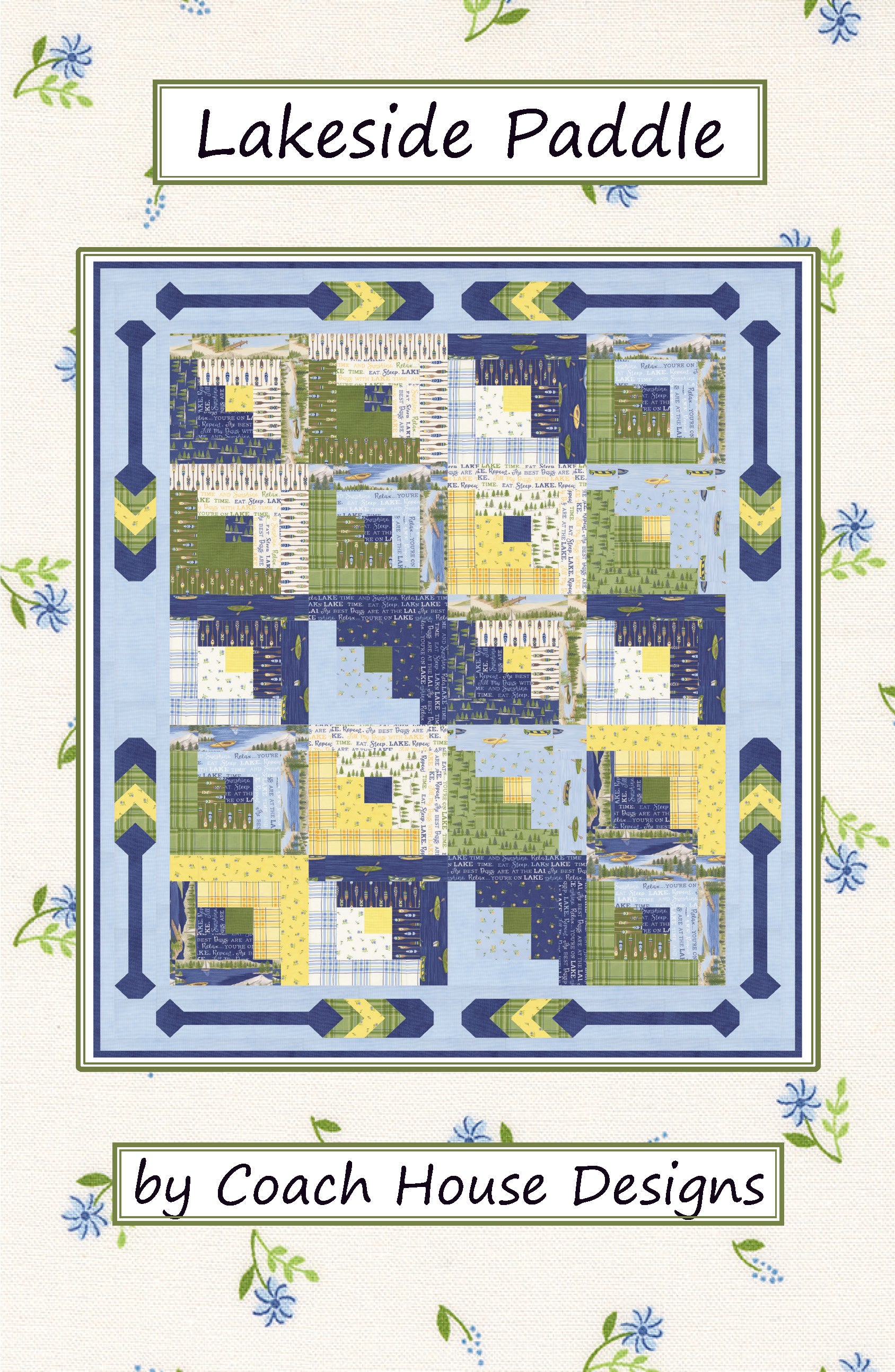 Lakeside Paddle Quilt Pattern – Coach House Designs US