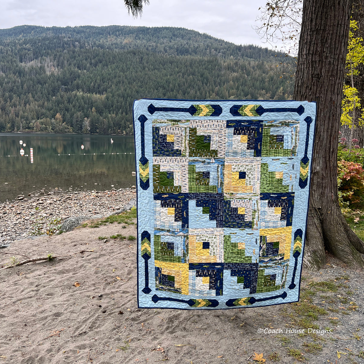Lakeside Paddle Quilt Pattern – Coach House Designs US