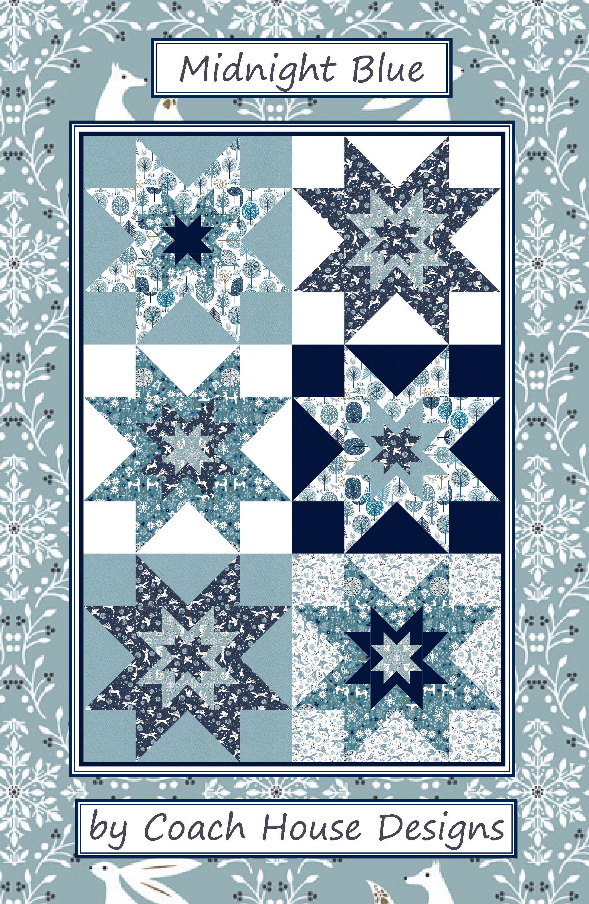 Midnight Blue Quilt Pattern – Coach House Designs US