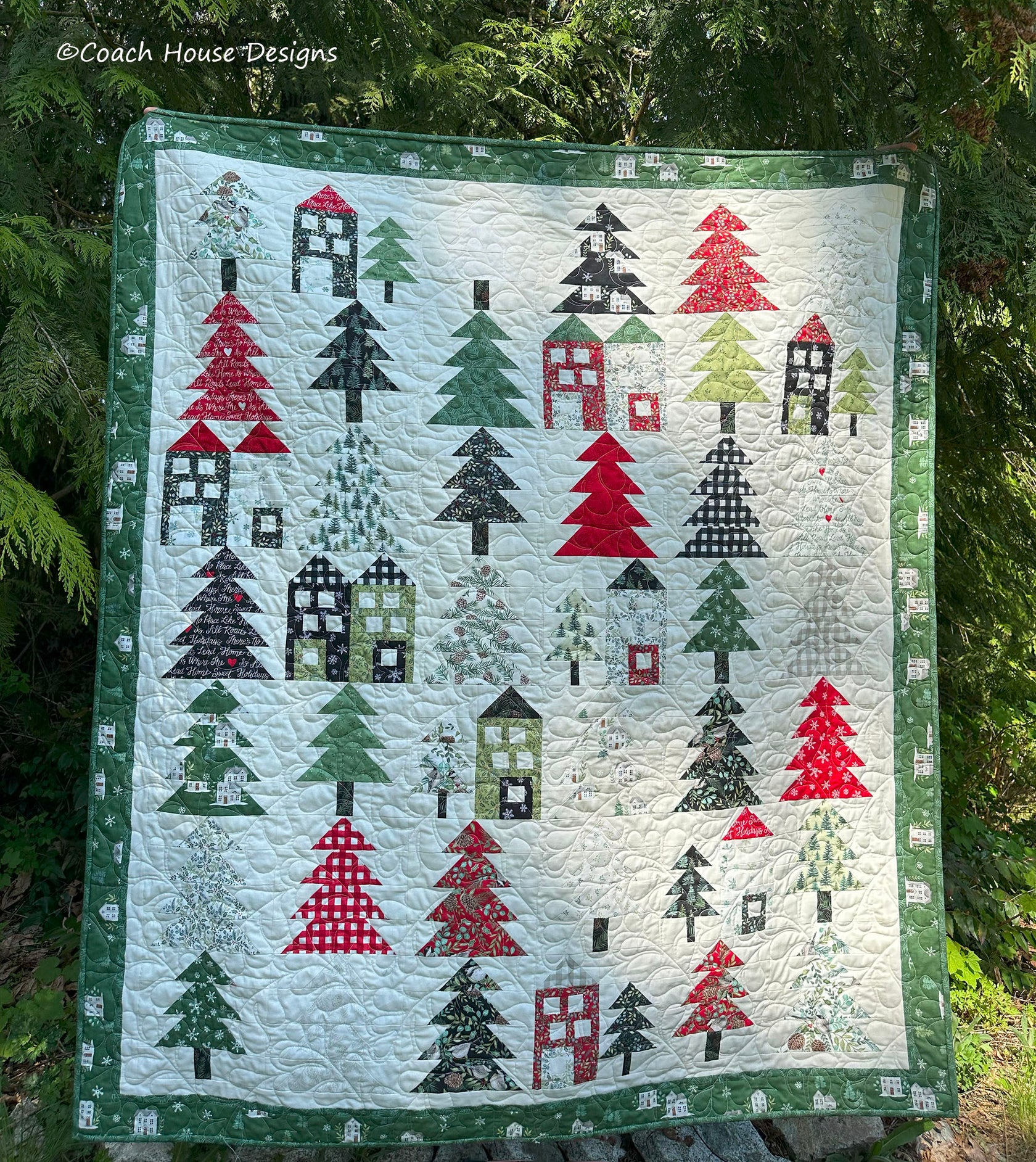 Nestled in the Trees Quilt Pattern – Coach House Designs US