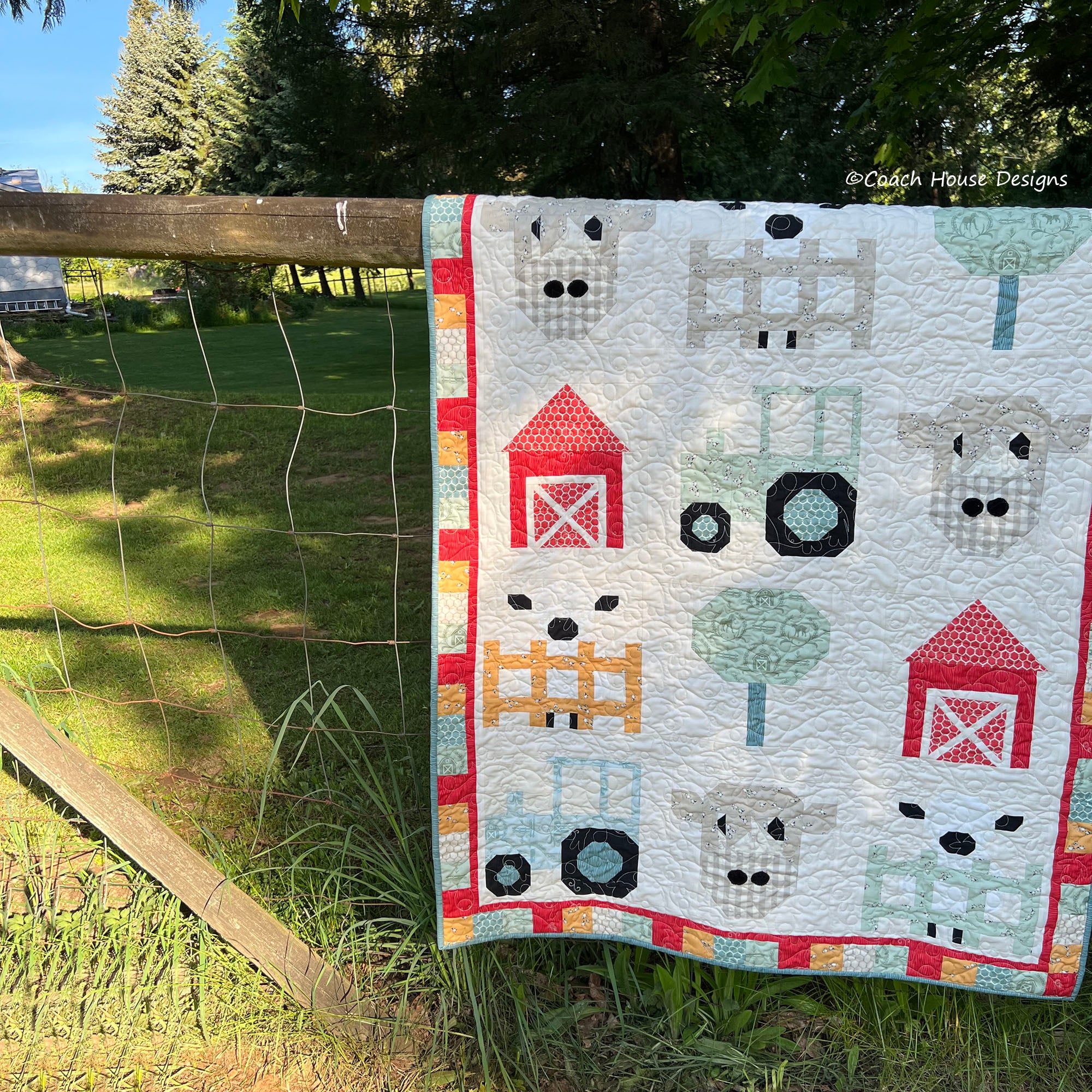On the Farm Quilt Pattern – Coach House Designs US