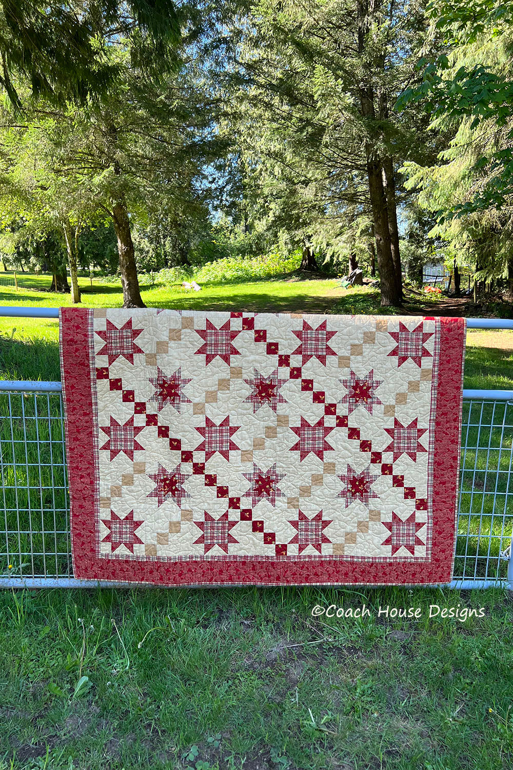 Plaid Stars Quilt Pattern – Coach House Designs US