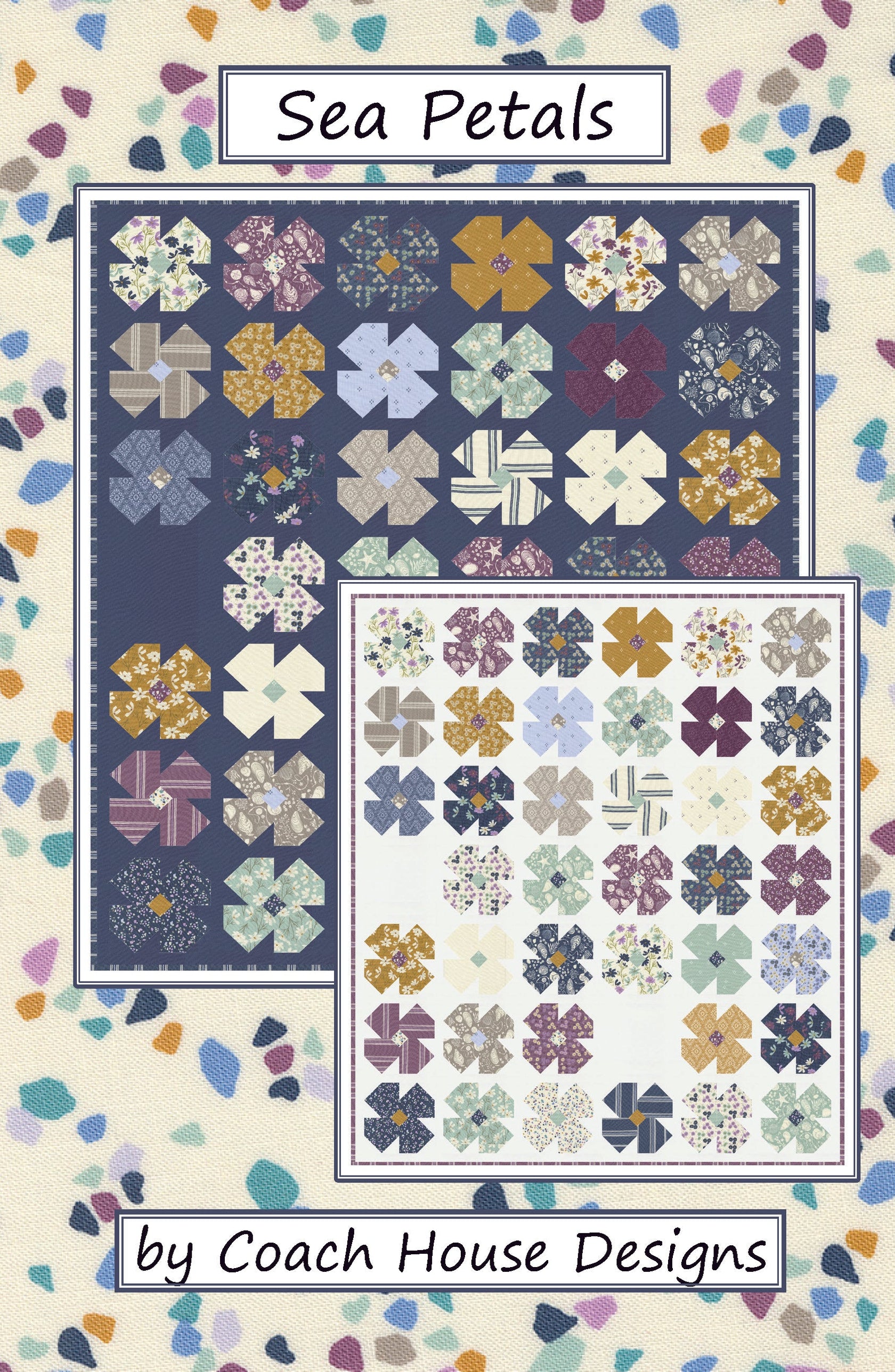 Sea Petals Downloadable PDF Quilt Pattern – Coach House Designs US