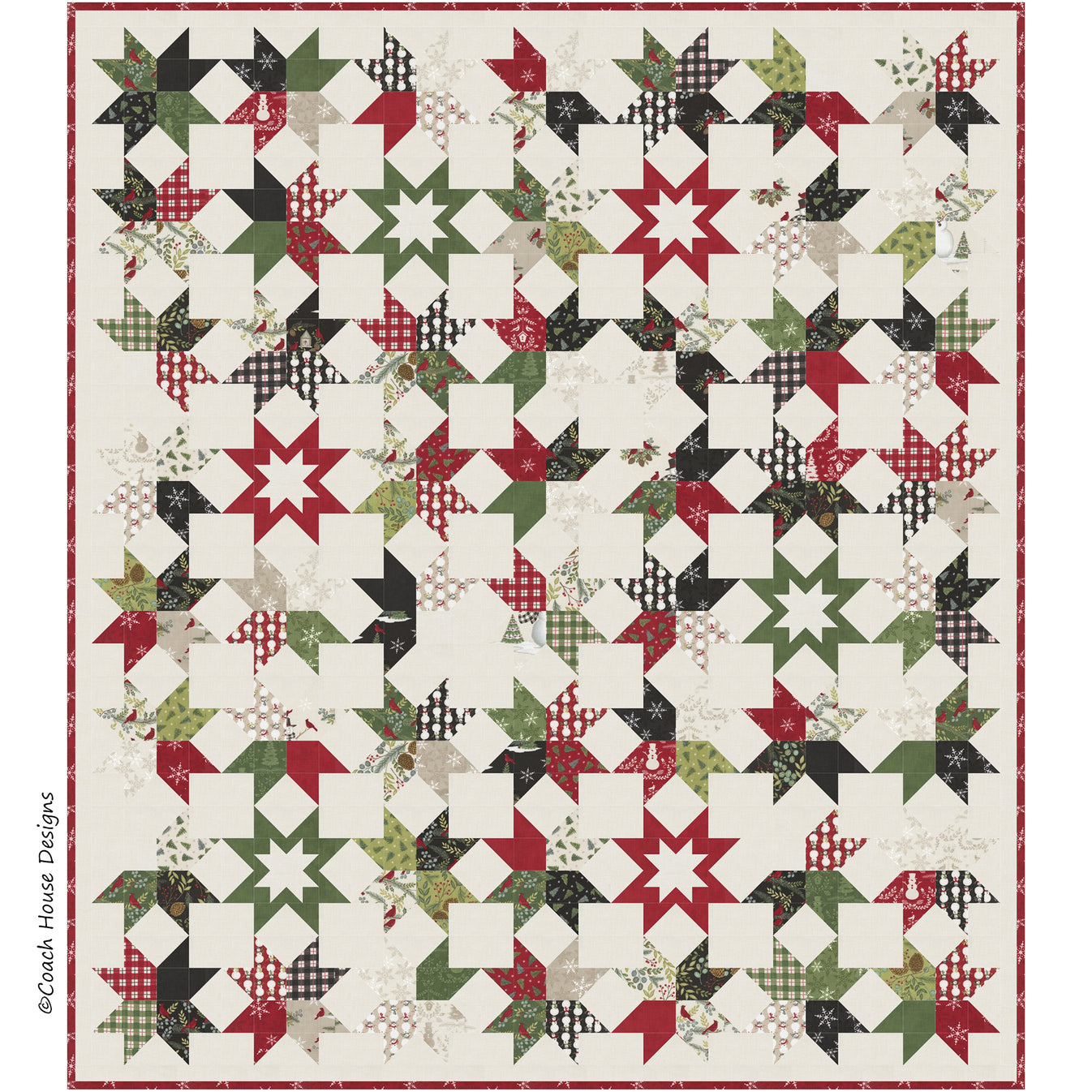 Winter Stars Quilt Pattern – Coach House Designs US
