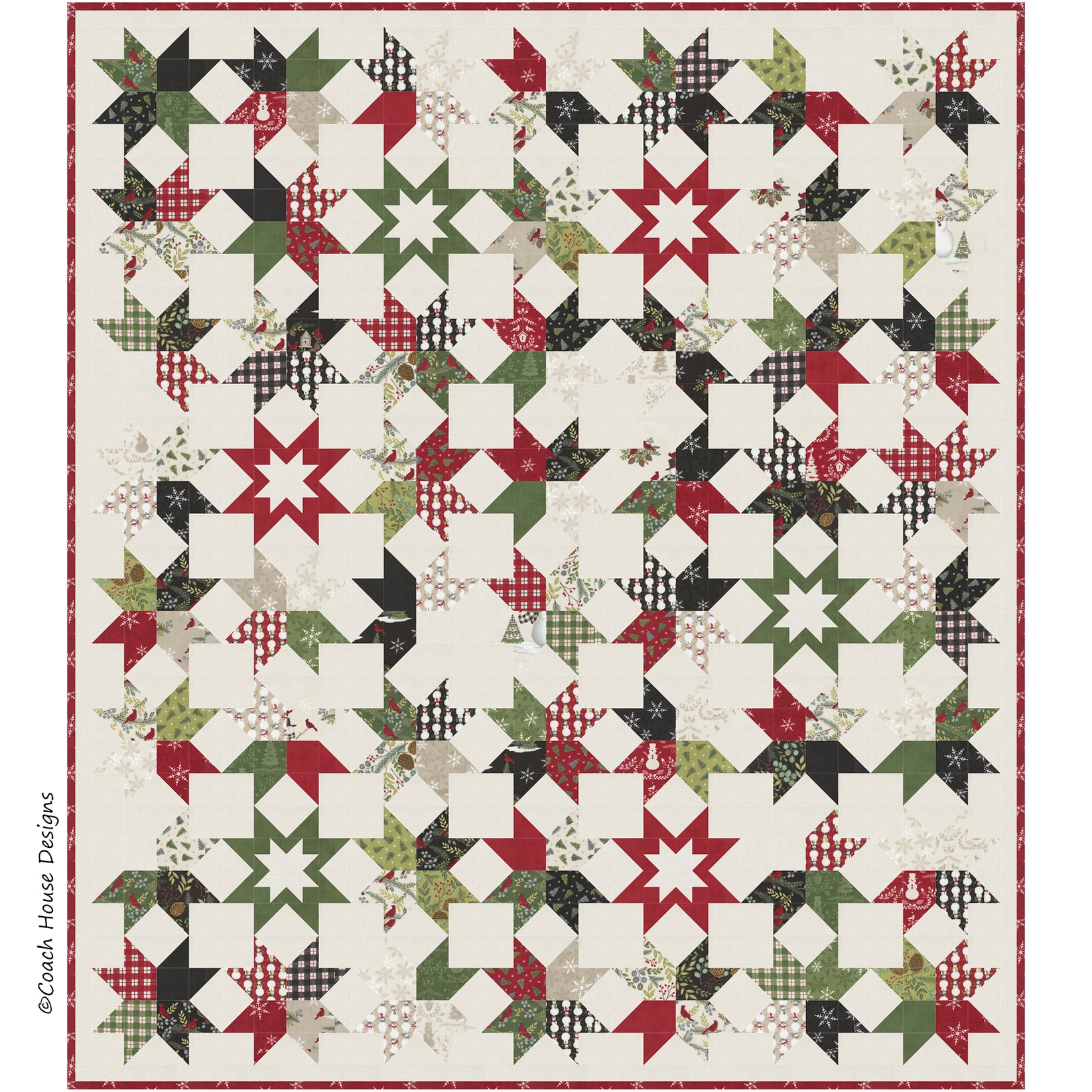 Winter Stars Quilt Pattern – Coach House Designs US