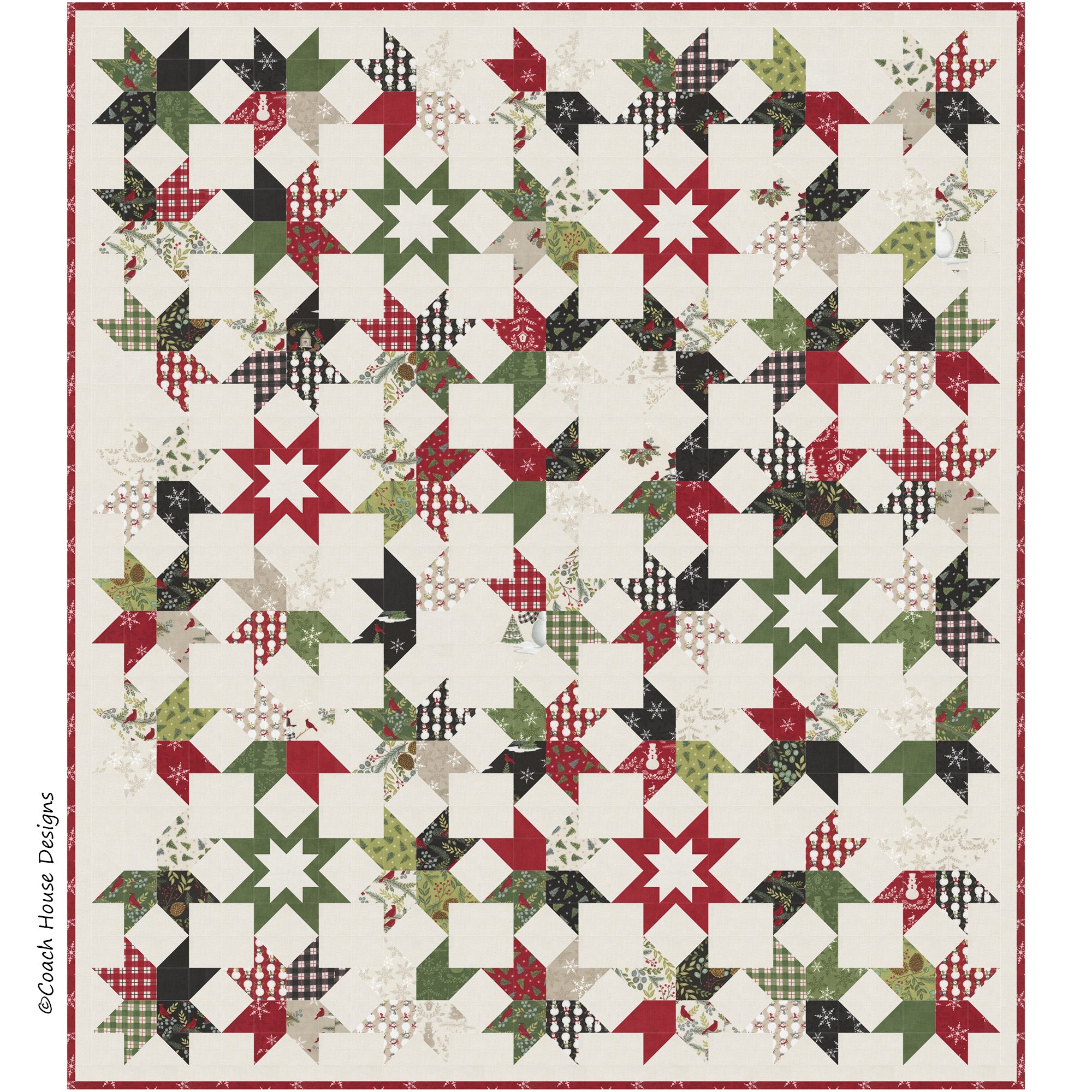 Winter Stars Quilt Pattern – Coach House Designs US