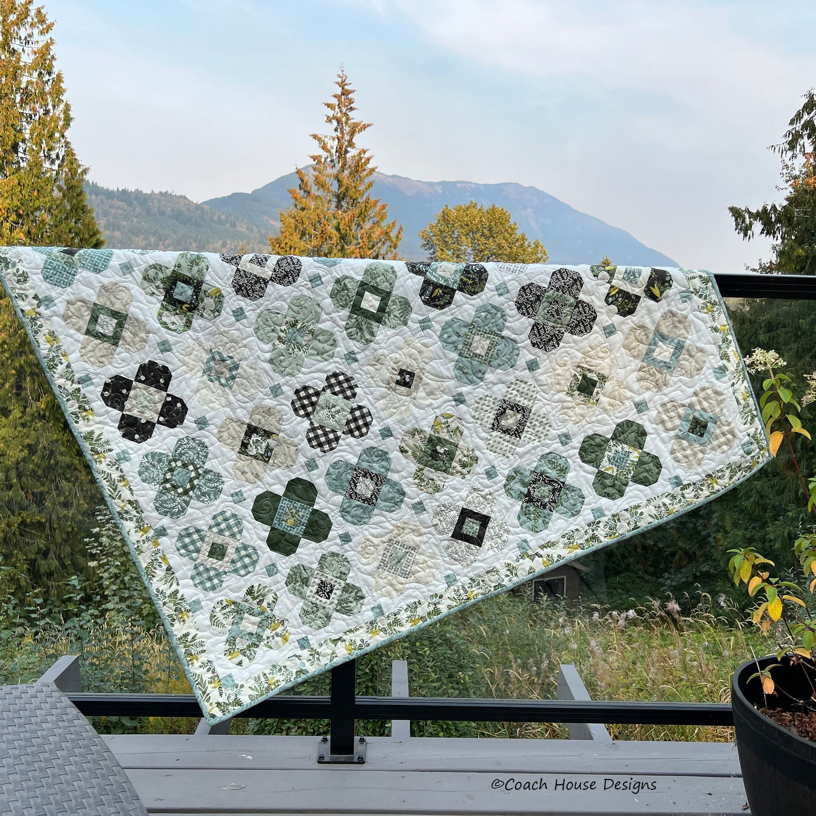 A Layer of Blooms Quilt Pattern – Coach House Designs US
