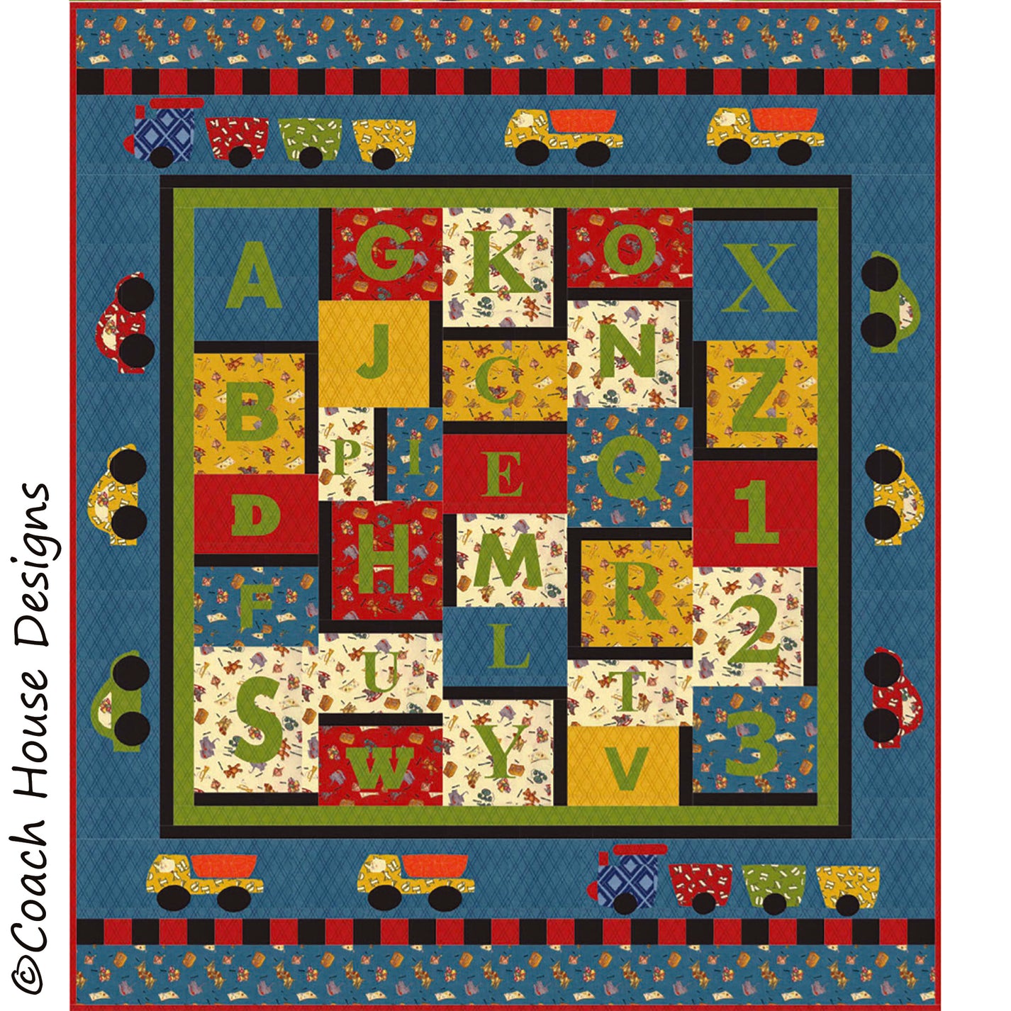 Alphabet Soup Downloadable PDF Quilt Pattern – Coach House Designs US