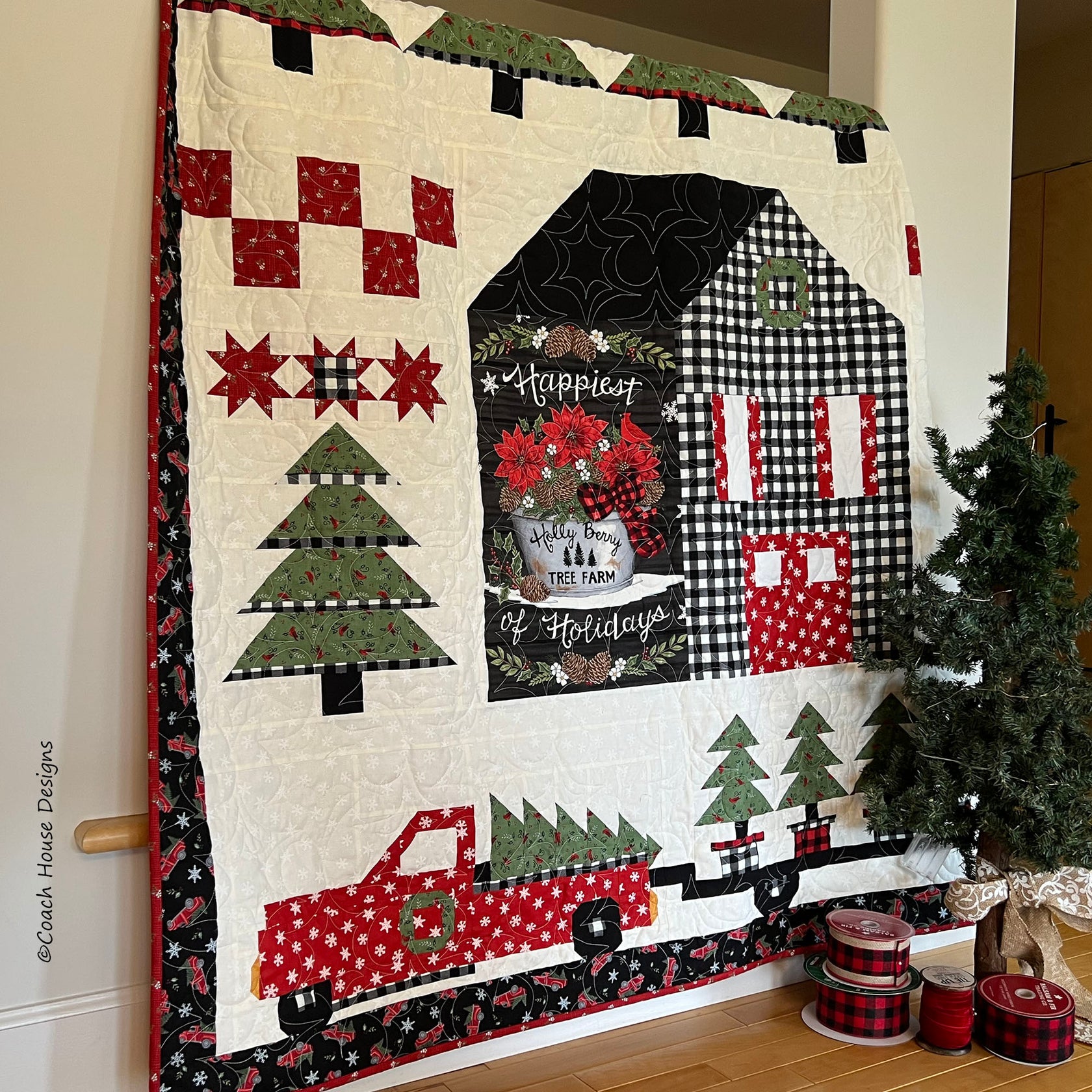 At the Tree Farm Quilt Pattern – Coach House Designs US