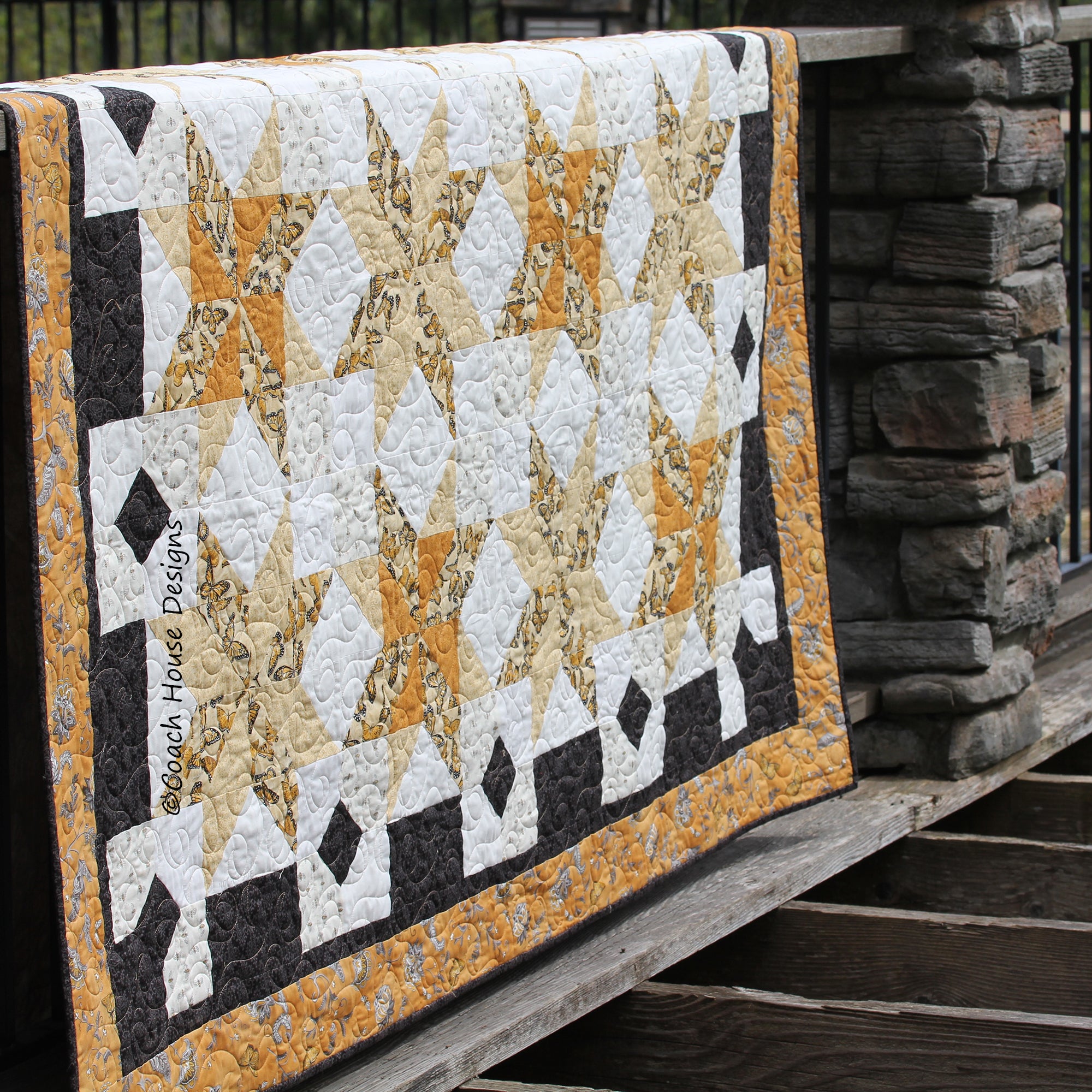 Autumn Stars Quilt Pattern – Coach House Designs US