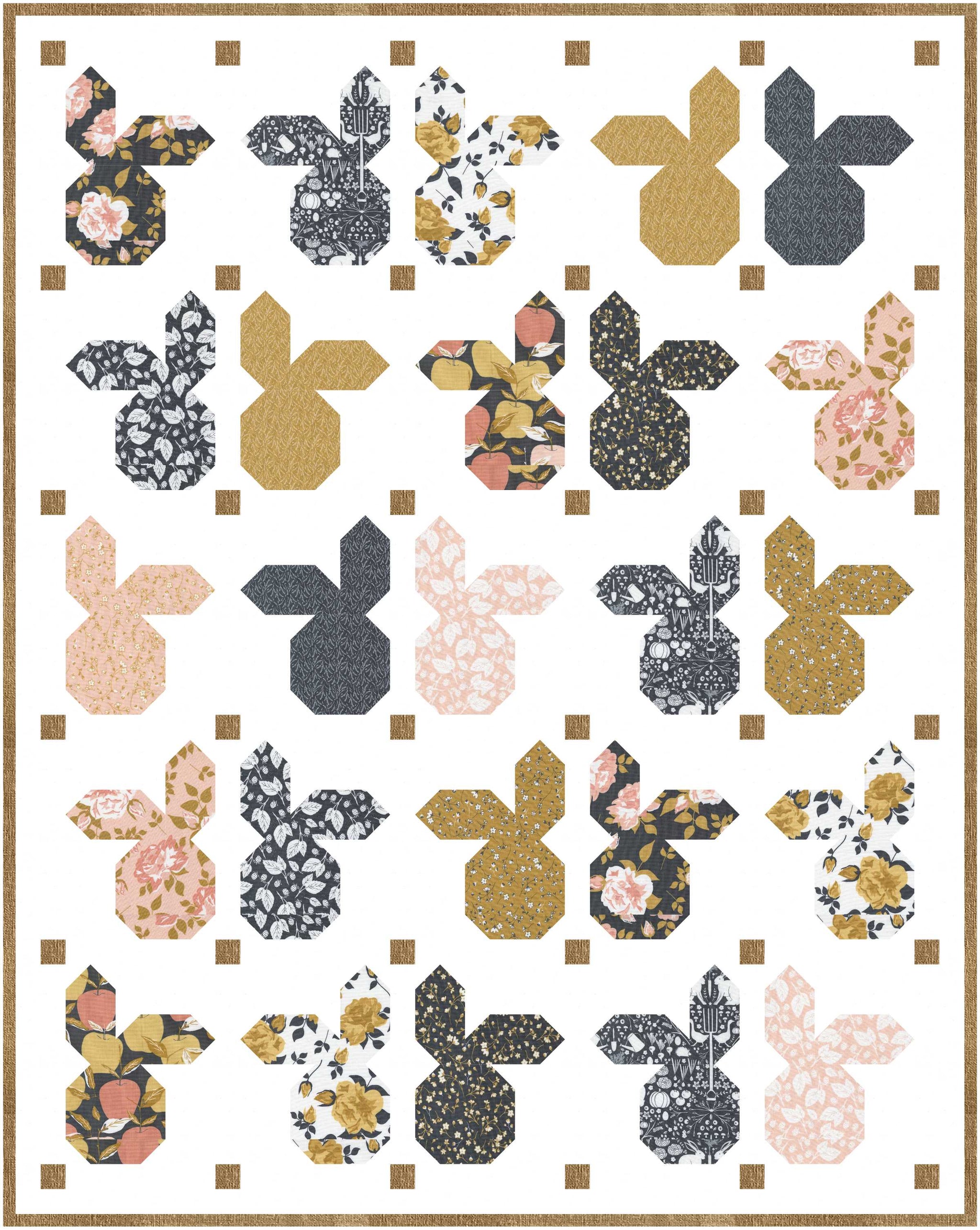 Baby Bunny Downloadable PDF Quilt Pattern – Coach House Designs US