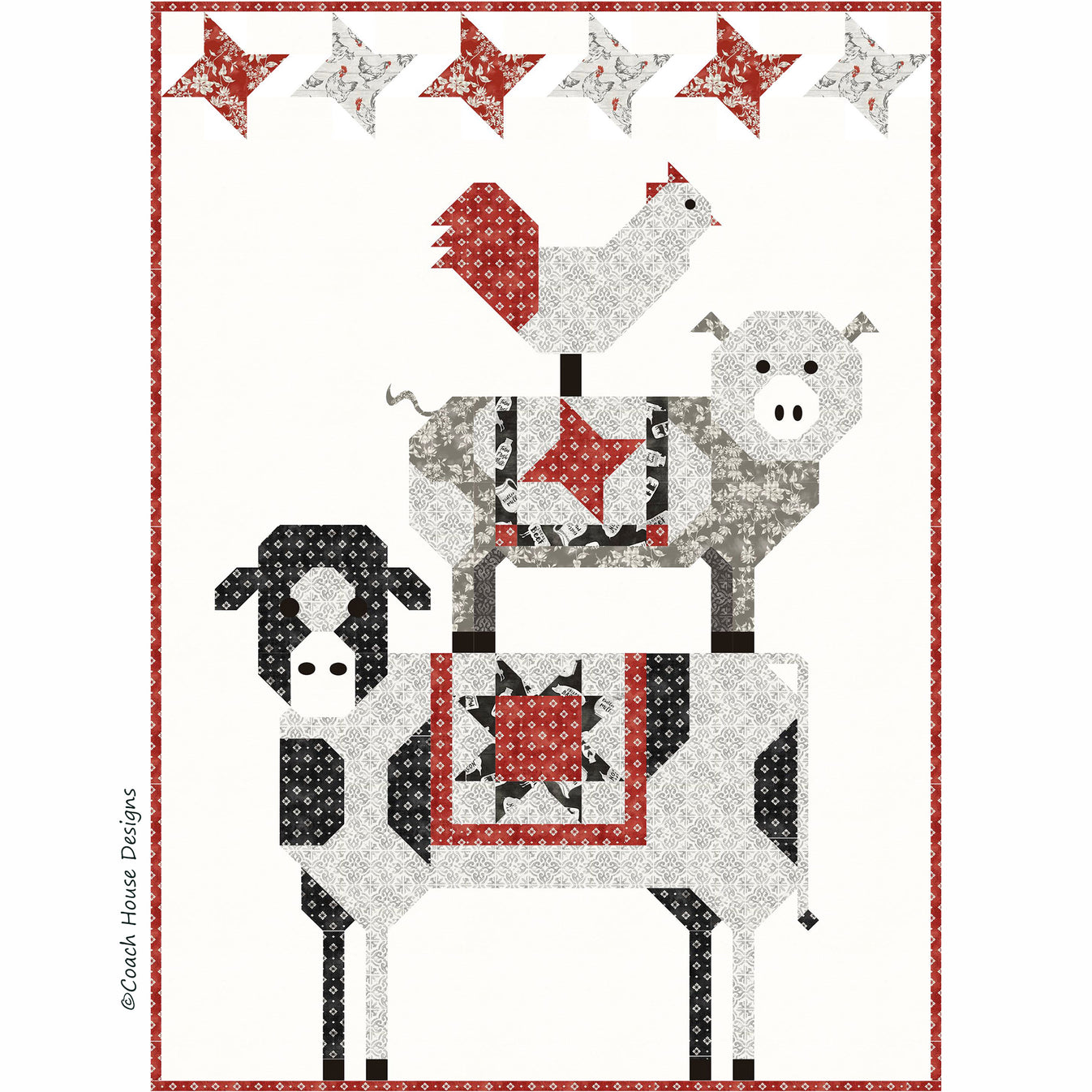 Barn Yoga Downloadable PDF Quilt Pattern – Coach House Designs US