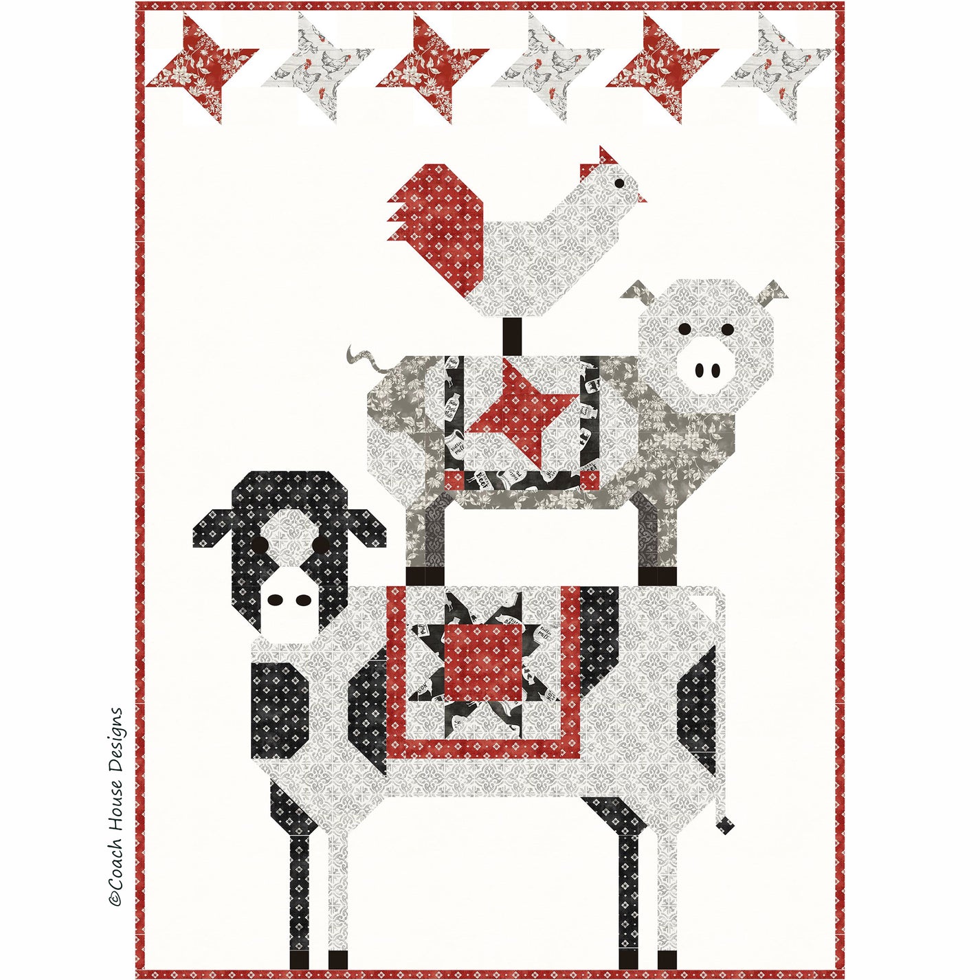 Barn Yoga Downloadable PDF Quilt Pattern – Coach House Designs US