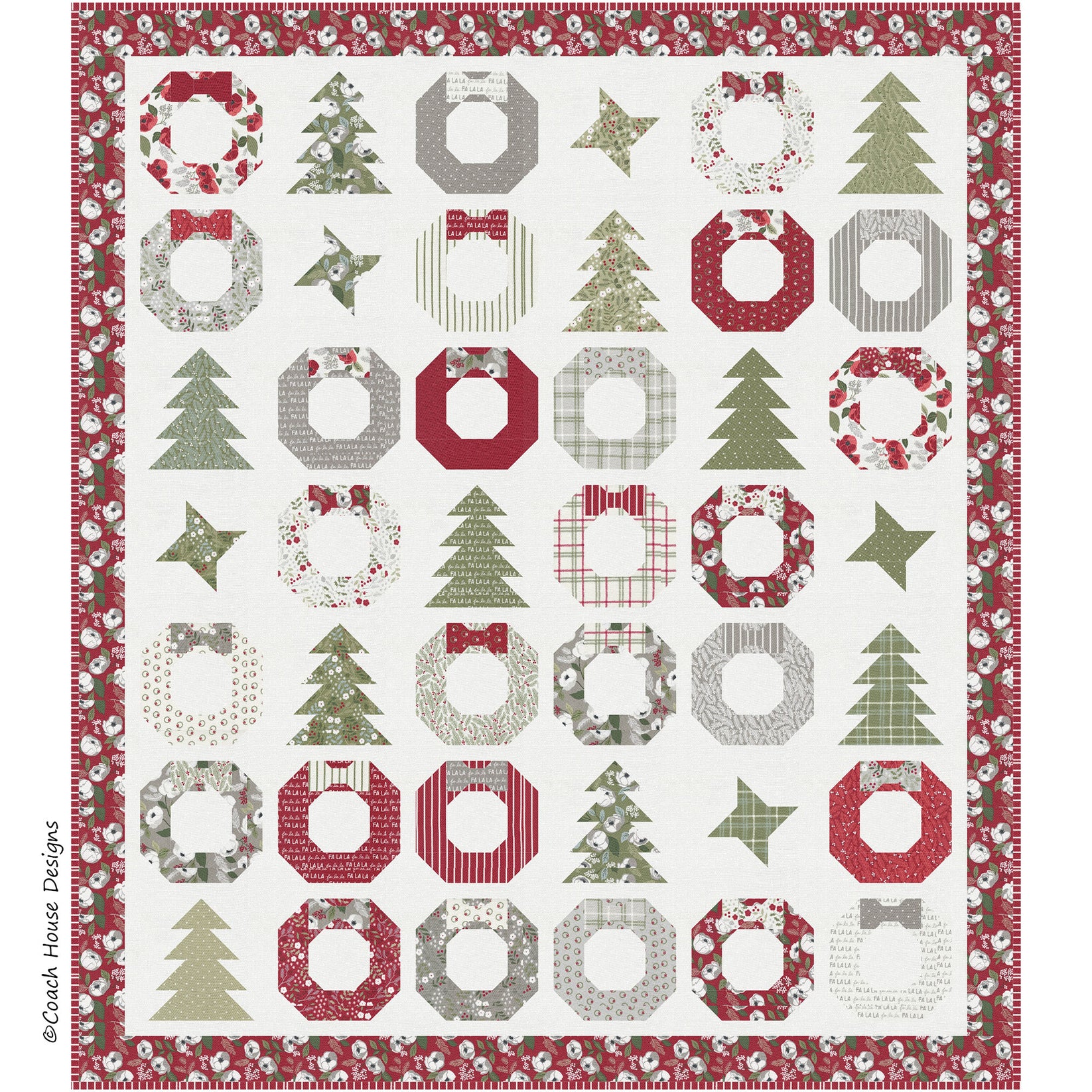 Christmas Cheer Quilt Pattern – Coach House Designs US