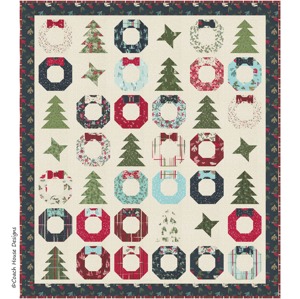 Christmas Cheer Quilt Pattern – Coach House Designs US