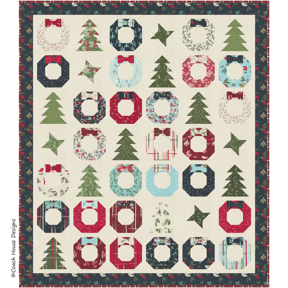 Christmas Cheer Quilt Pattern – Coach House Designs US