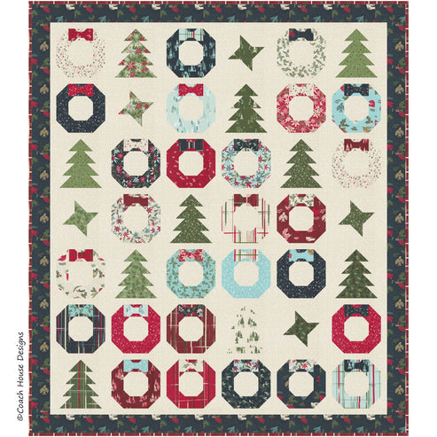 Christmas Cheer Digital Quilt Pattern – Coach House Designs US