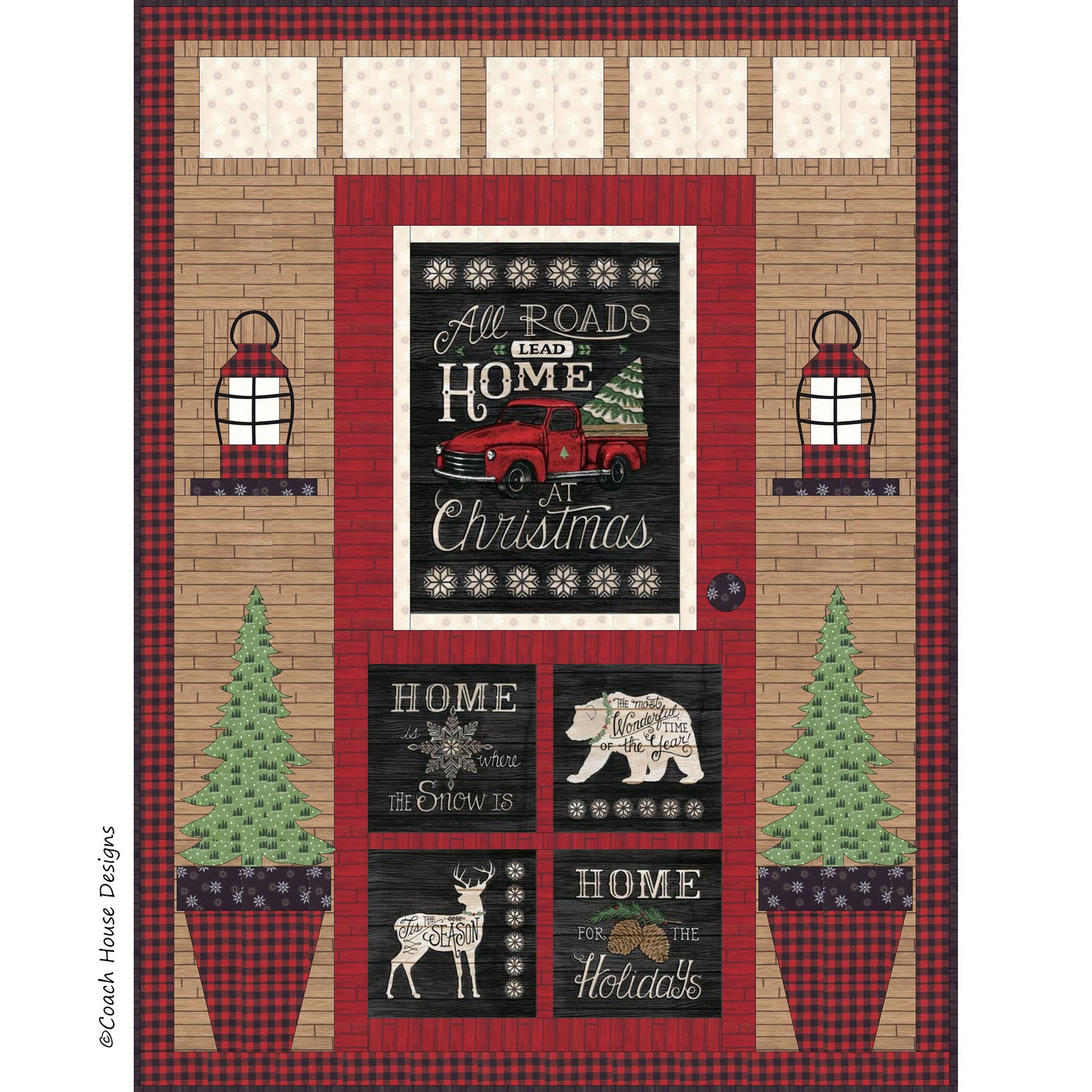Christmas Door Quilt Pattern – Coach House Designs US