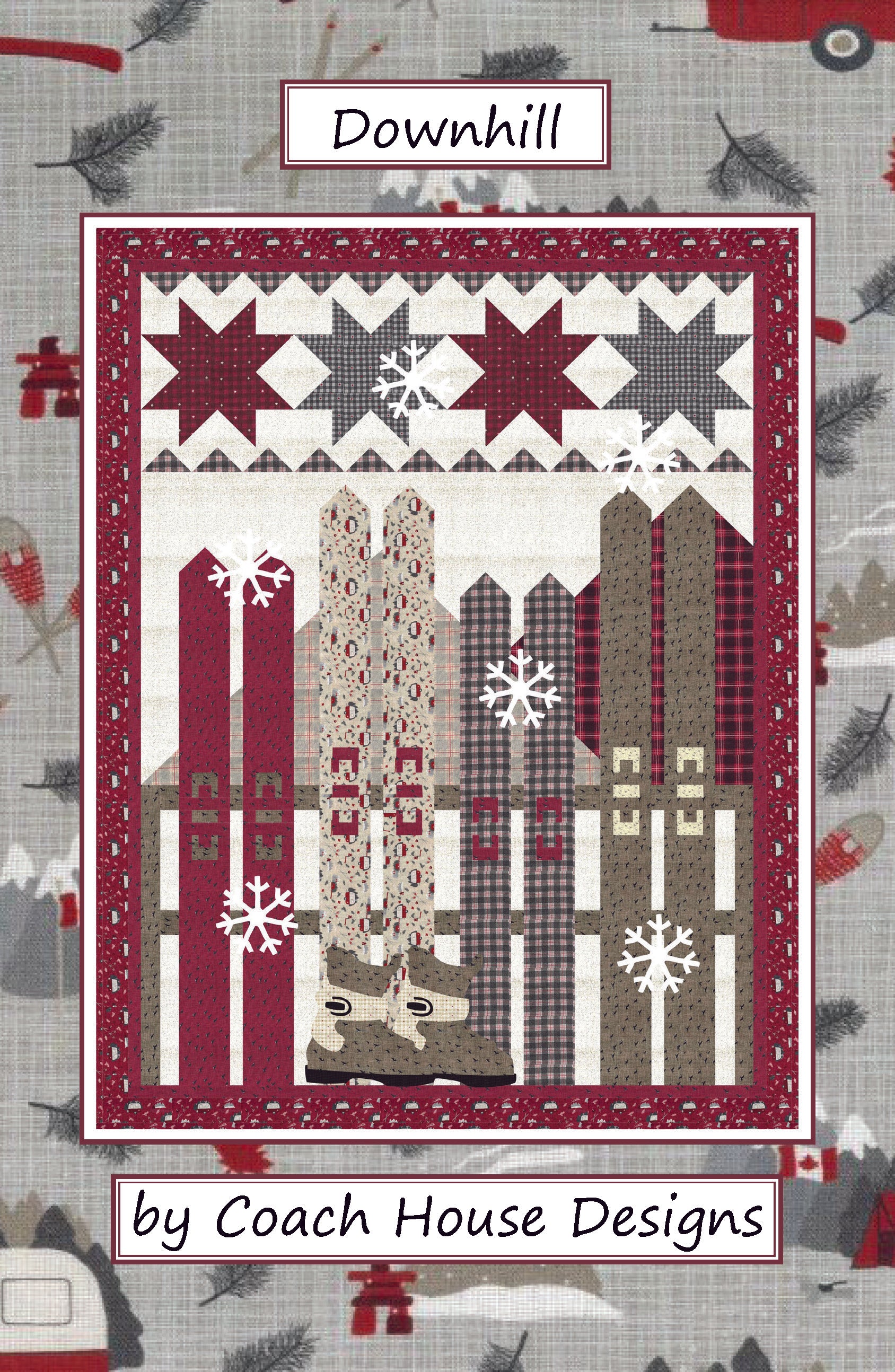 Downhill Downloadable PDF Quilt Pattern – Coach House Designs US