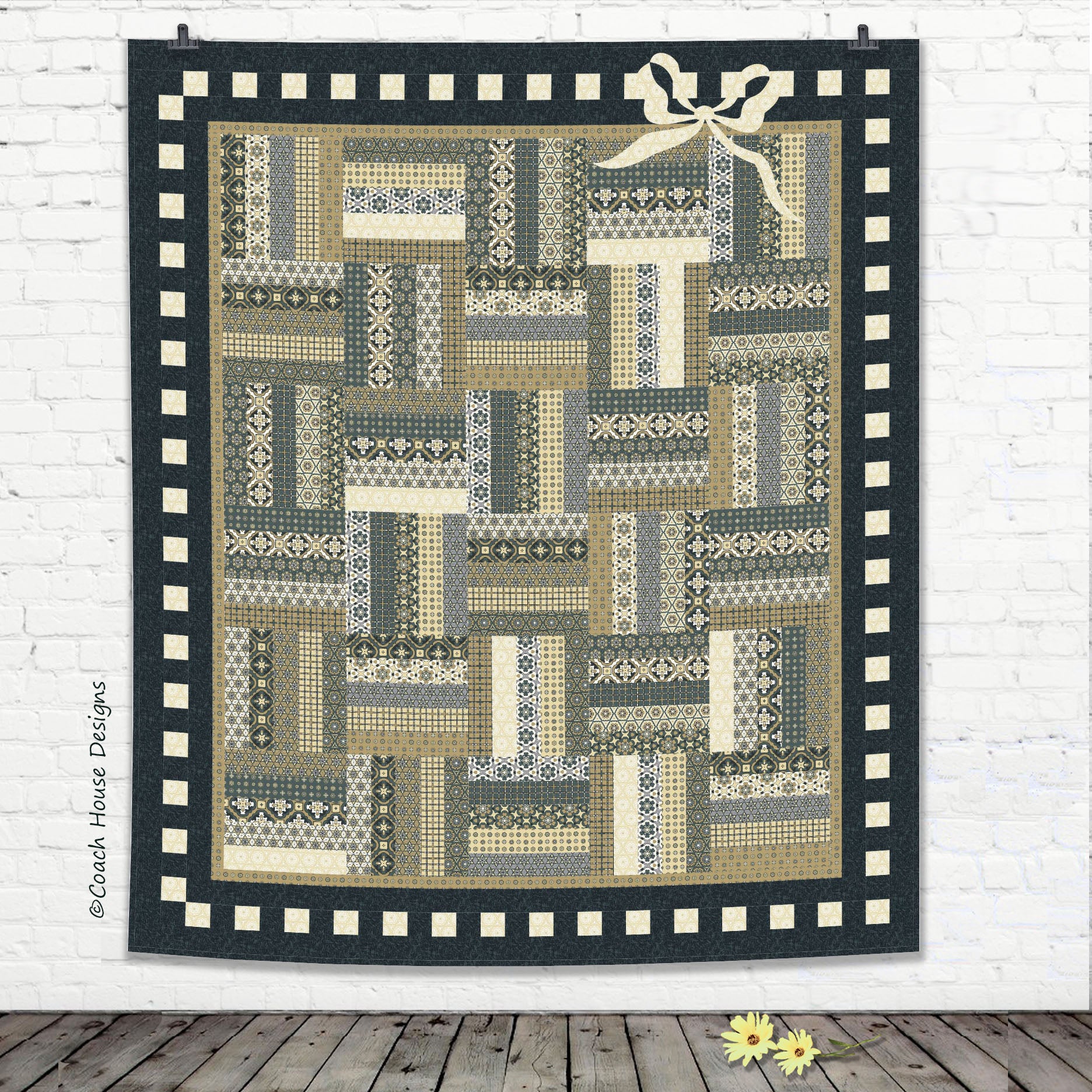 Farmhouse Ribbons Quilt Pattern – Coach House Designs US