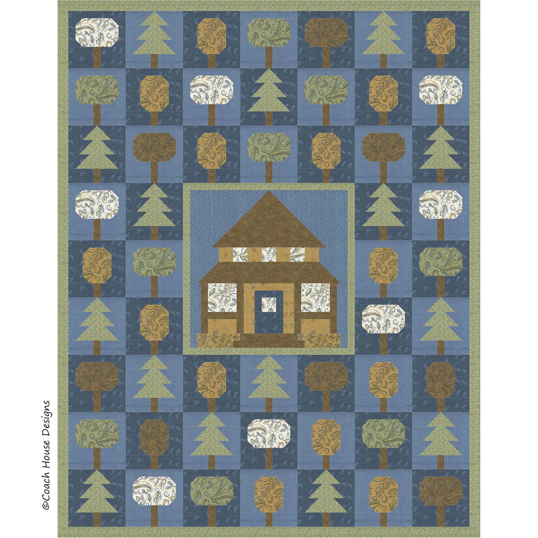 Forest Living Downloadable PDF Quilt Pattern – Coach House Designs US