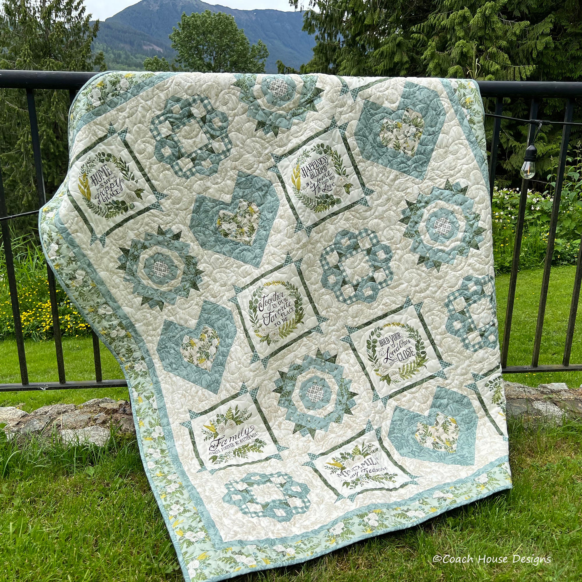 Happiness Sampler Quilt Pattern – Coach House Designs US