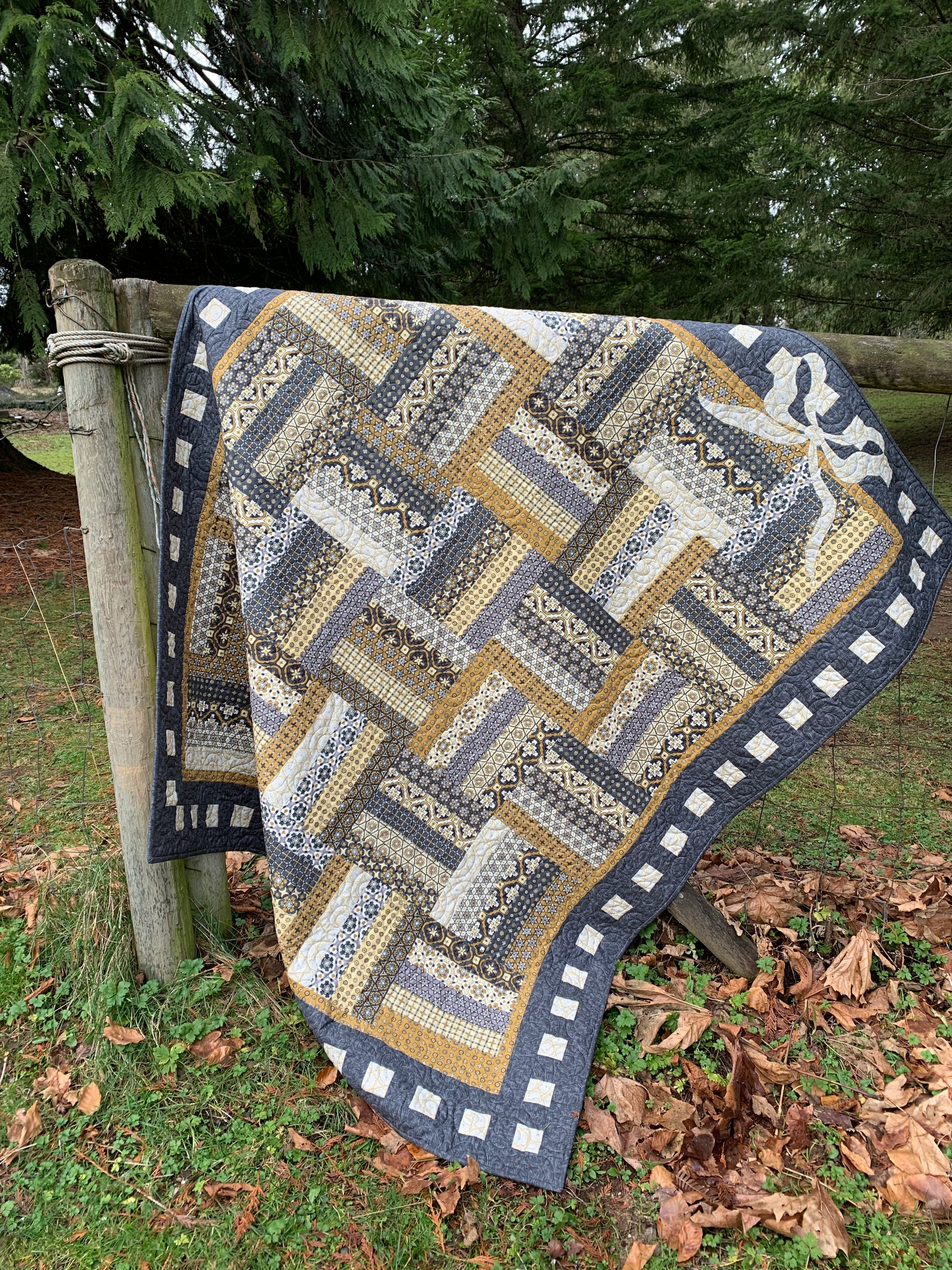 Farmhouse Ribbons Downloadable PDF Quilt Pattern – Coach House Designs US