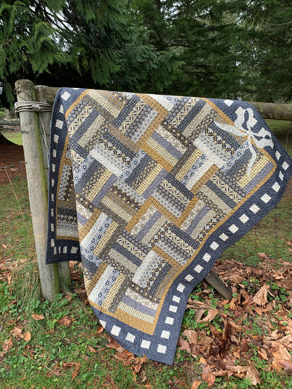 Farmhouse Ribbons Downloadable PDF Quilt Pattern – Coach House Designs US