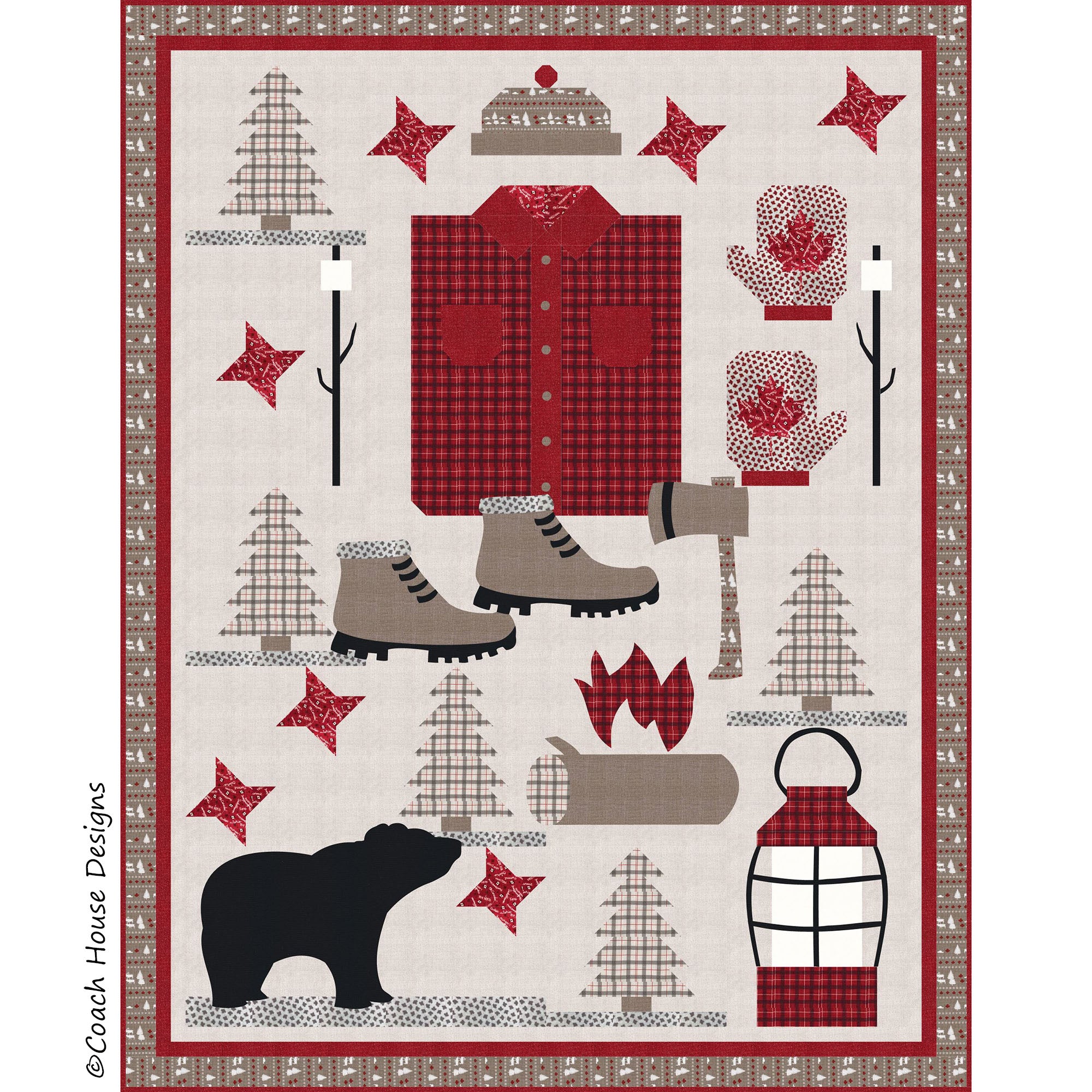 In the Canadian Outback Downloadable PDF Quilt Pattern – Coach House ...