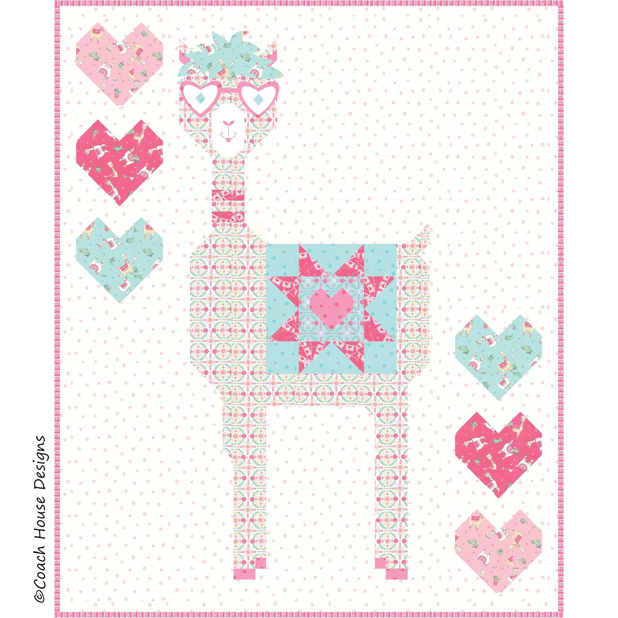Llama Mama Downloadable PDF Quilt Pattern – Coach House Designs US