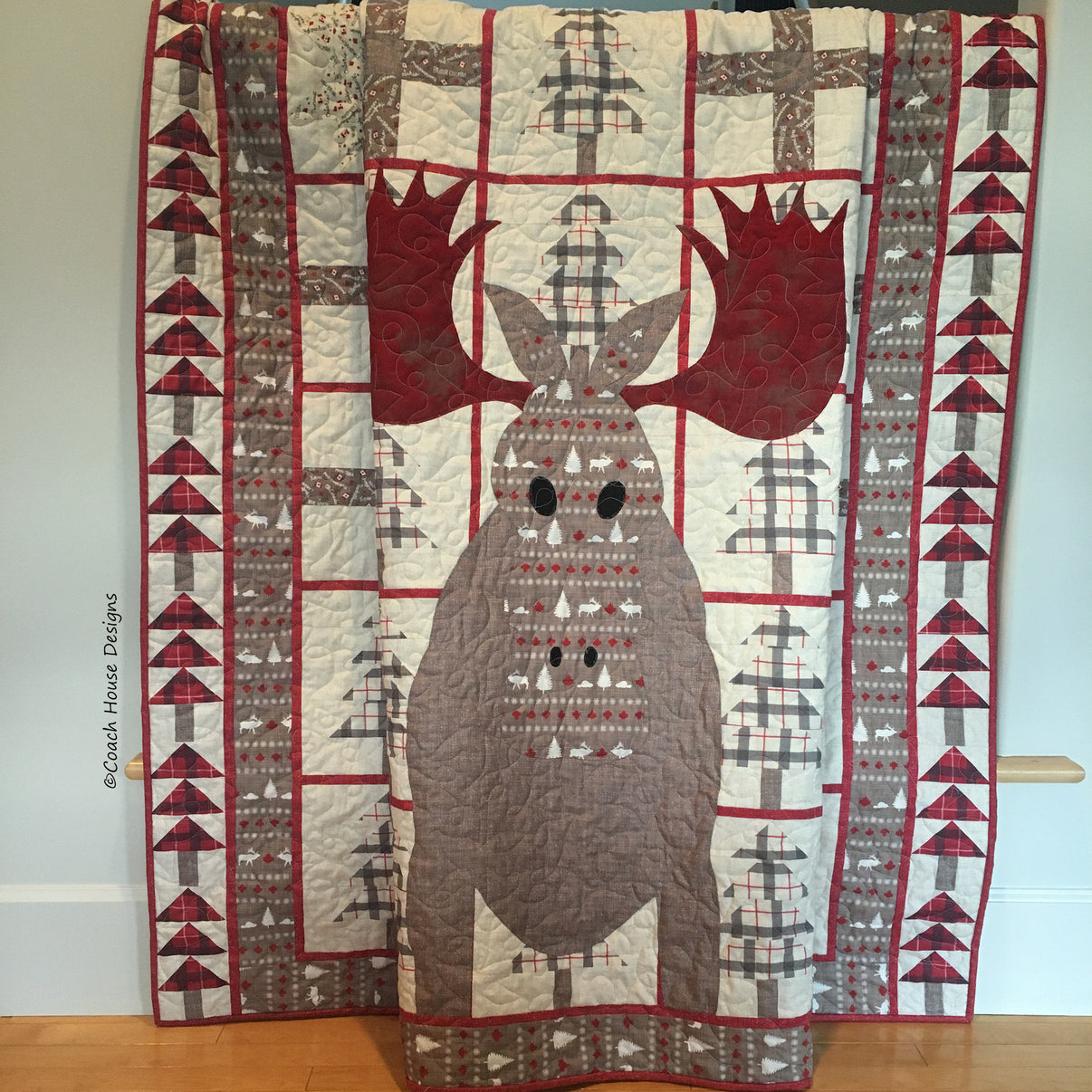 Moose! Downloadable PDF Quilt Pattern – Coach House Designs US